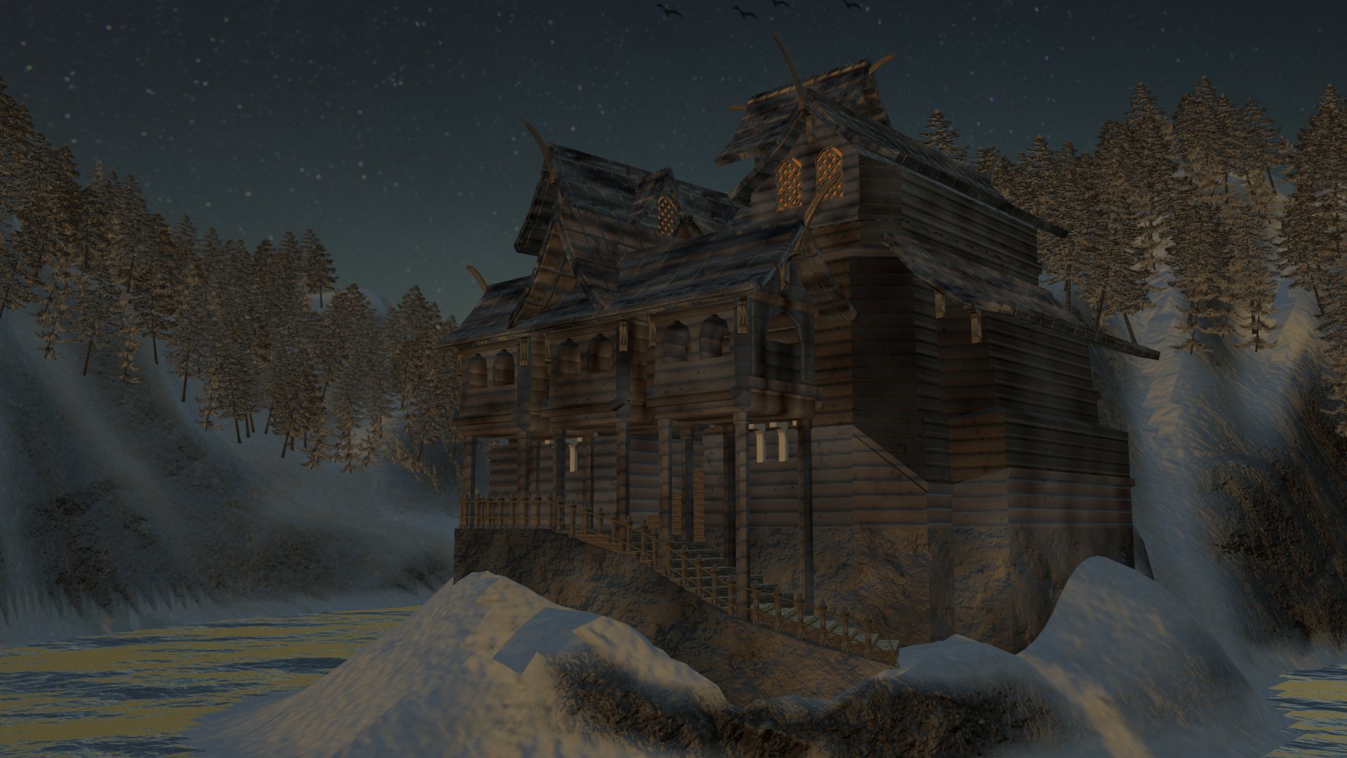 Winter 3D Model - TurboSquid 2127125