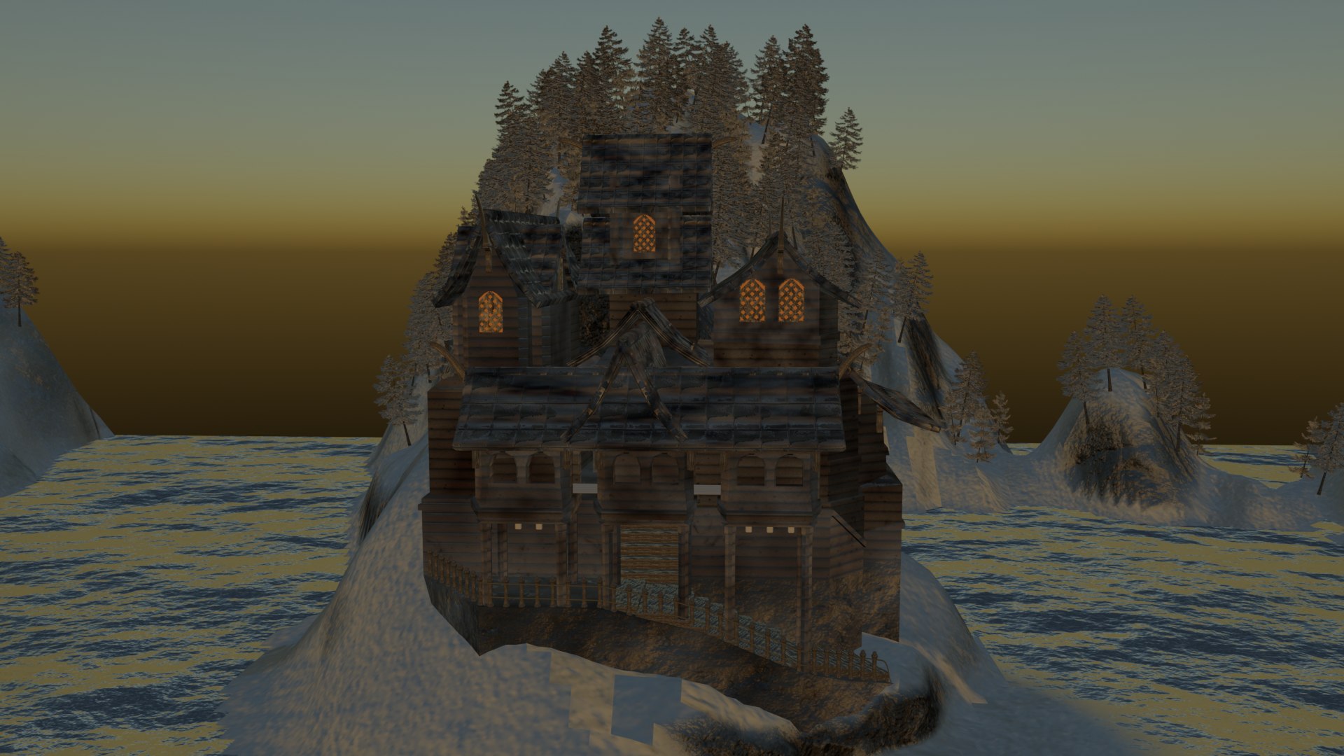 Winter 3D Model - TurboSquid 2127125