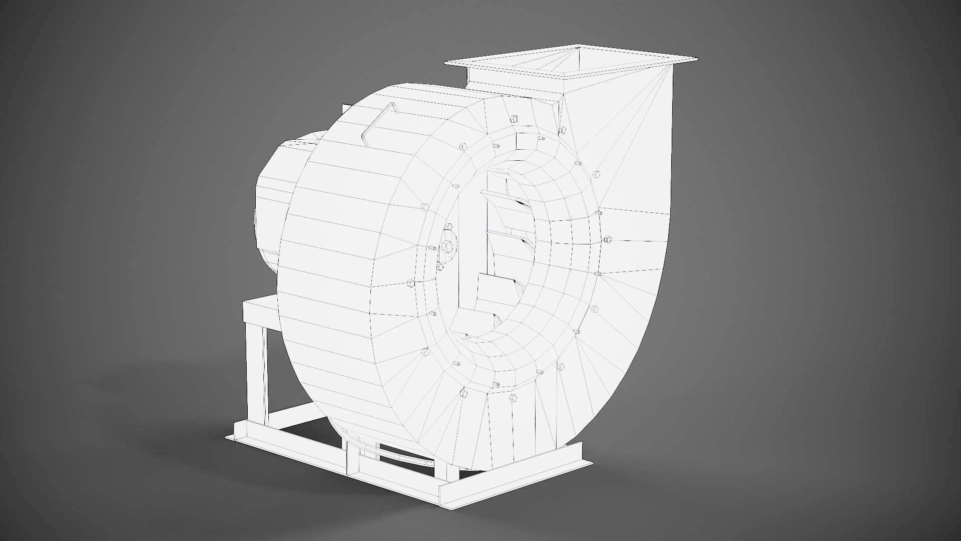 3D Centrifugal Fan GameReady Model - TurboSquid 1937925