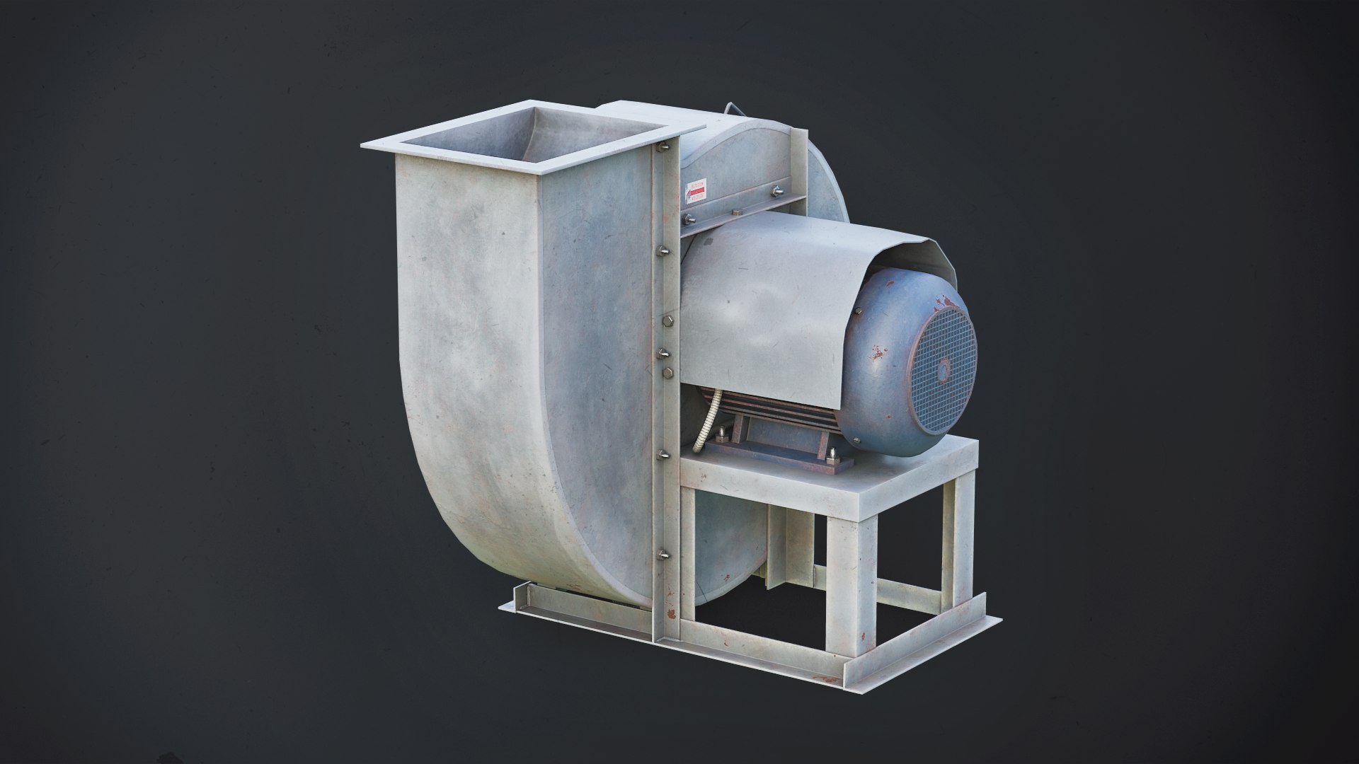 3D Centrifugal Fan GameReady Model - TurboSquid 1937925