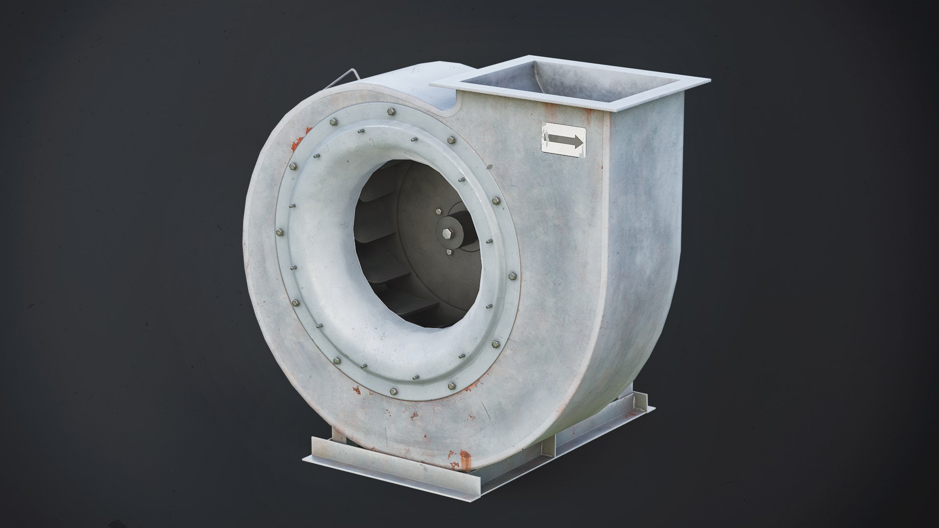 3D Centrifugal Fan GameReady Model - TurboSquid 1937925