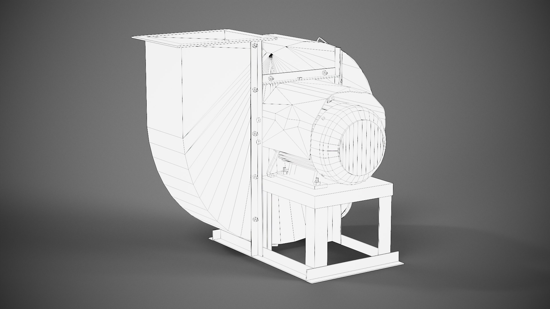 3D Centrifugal Fan GameReady Model - TurboSquid 1937925