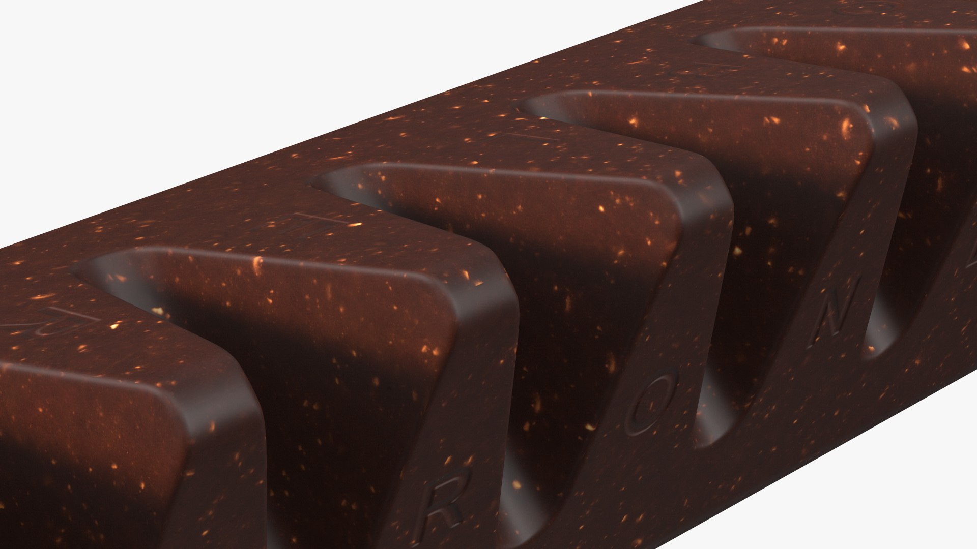 3D Model Toblerone Dark Chocolate Bar - TurboSquid 1769321
