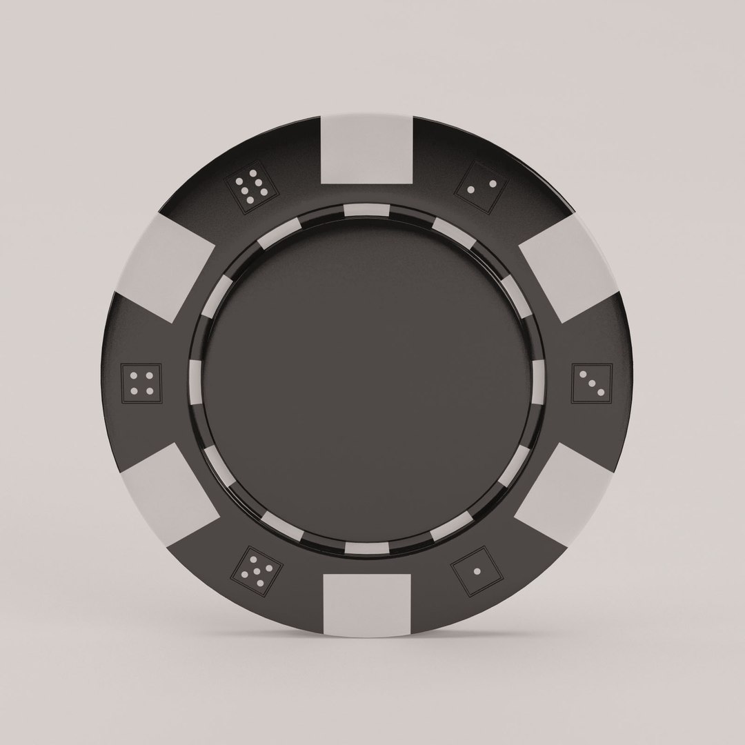 3d Model Poker Chip