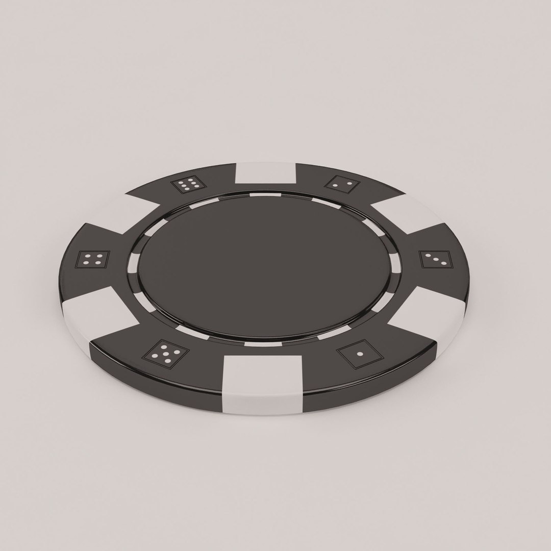 3d Model Poker Chip