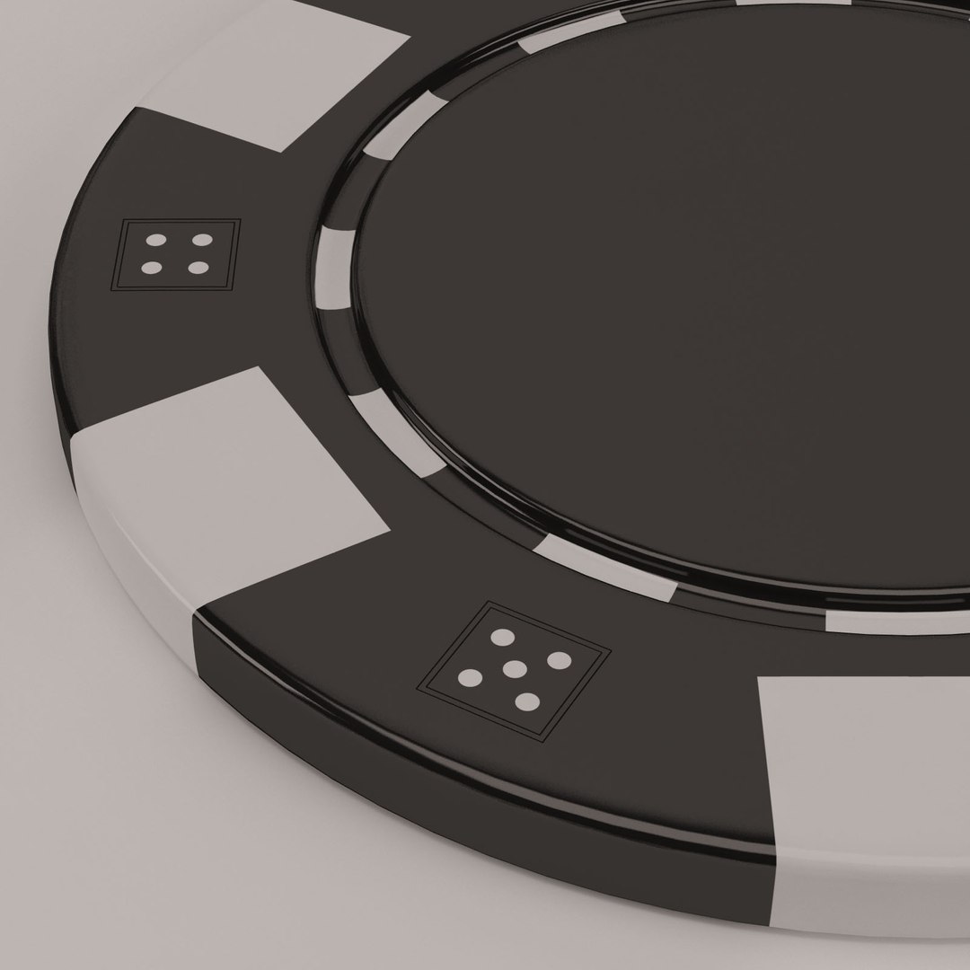 3d Model Poker Chip