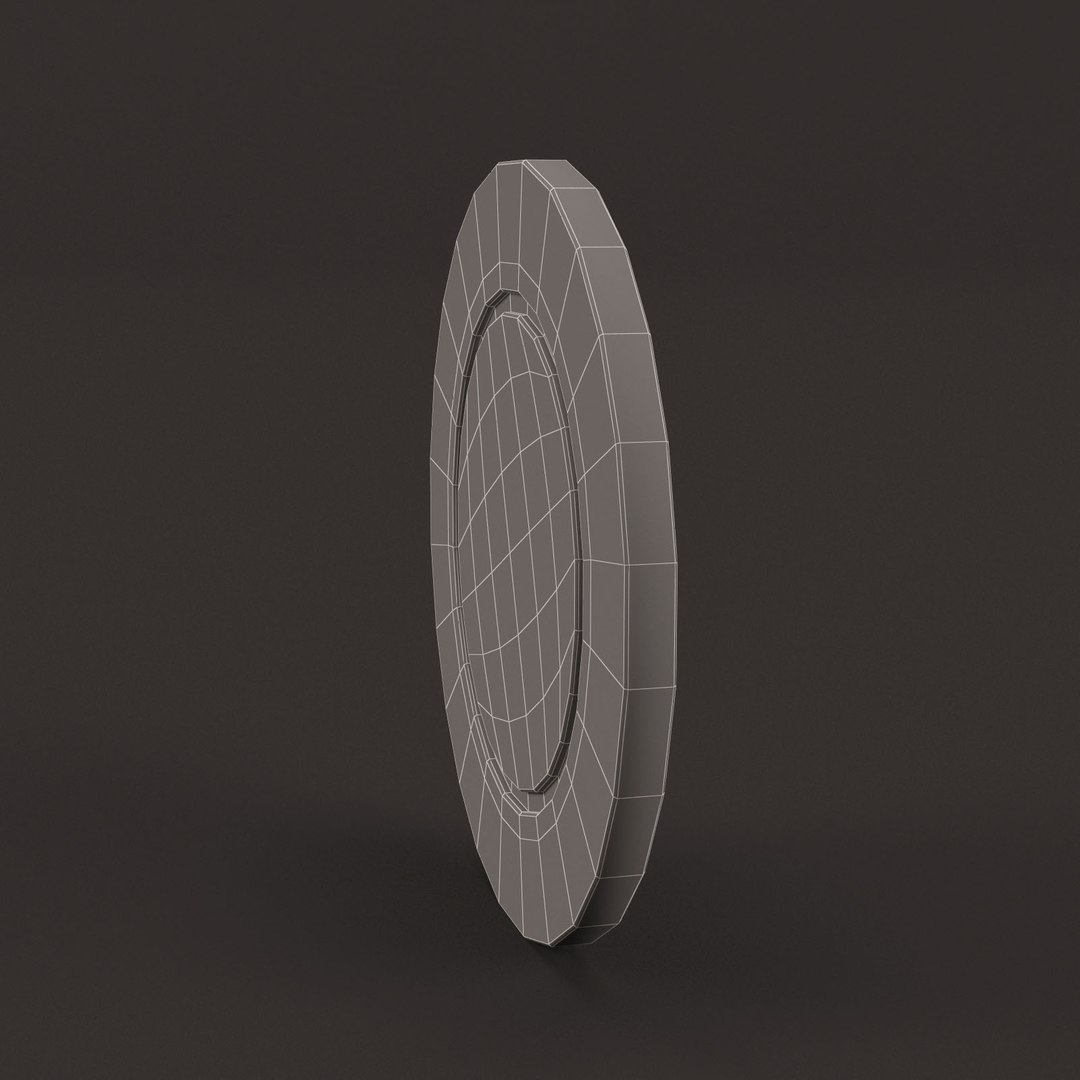 3d Model Poker Chip