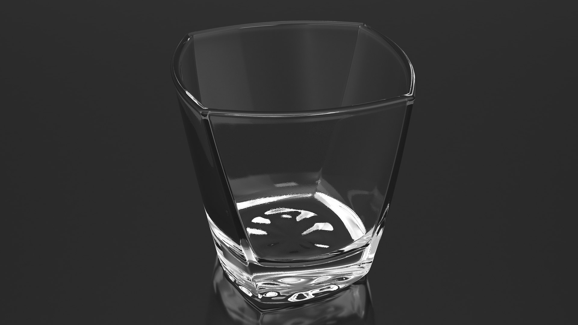 Square Twisted Rocks Glass 3D Model - TurboSquid 2051042