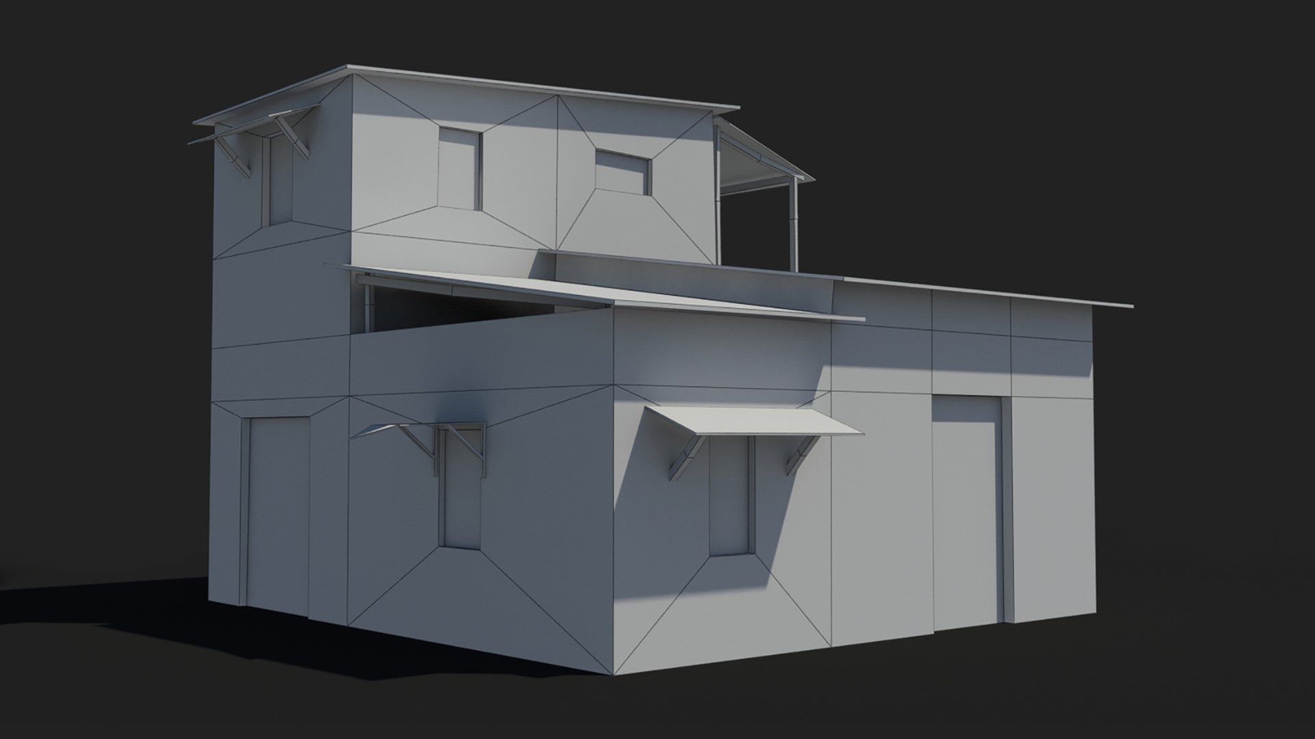 3D Slum Shanty Hut Model - TurboSquid 1666325