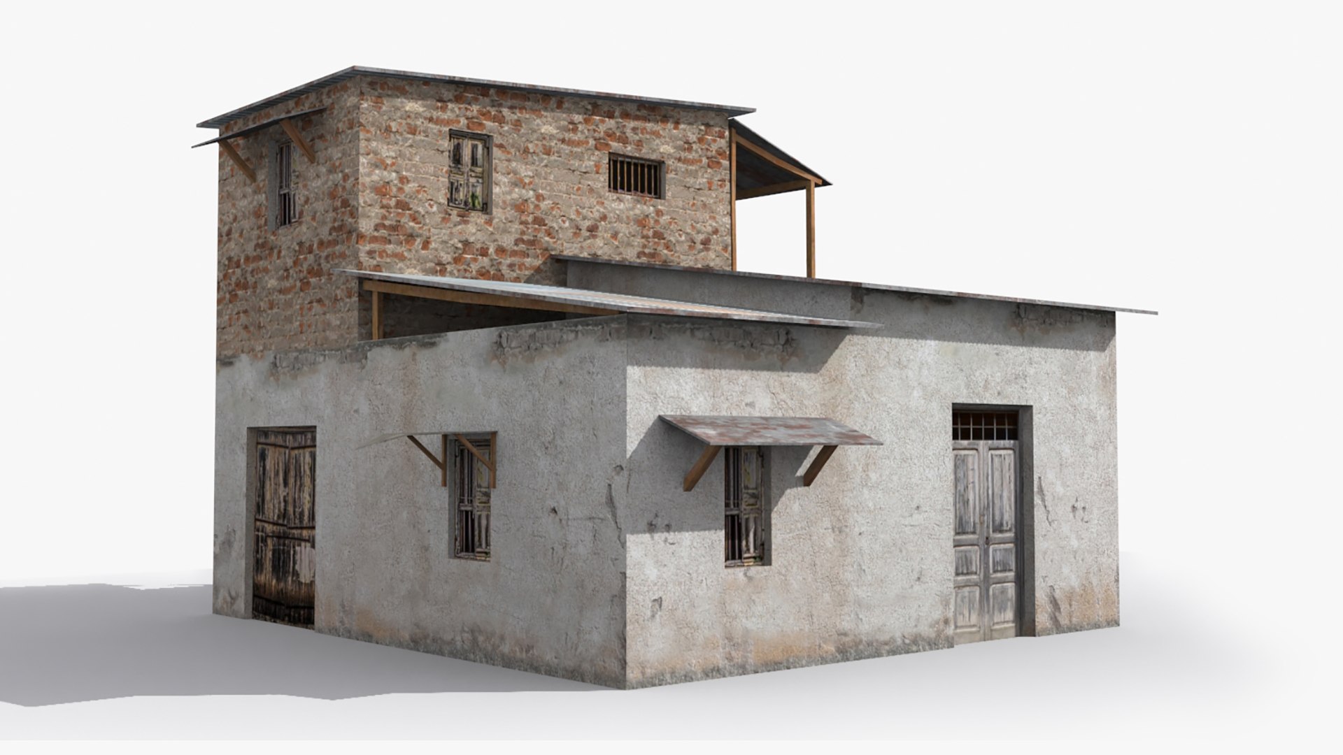 3D Slum Shanty Hut Model - TurboSquid 1666325
