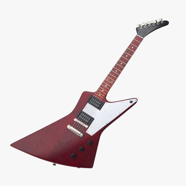 modelo 3d Guitarra Gibson Explorer - TurboSquid 1772045
