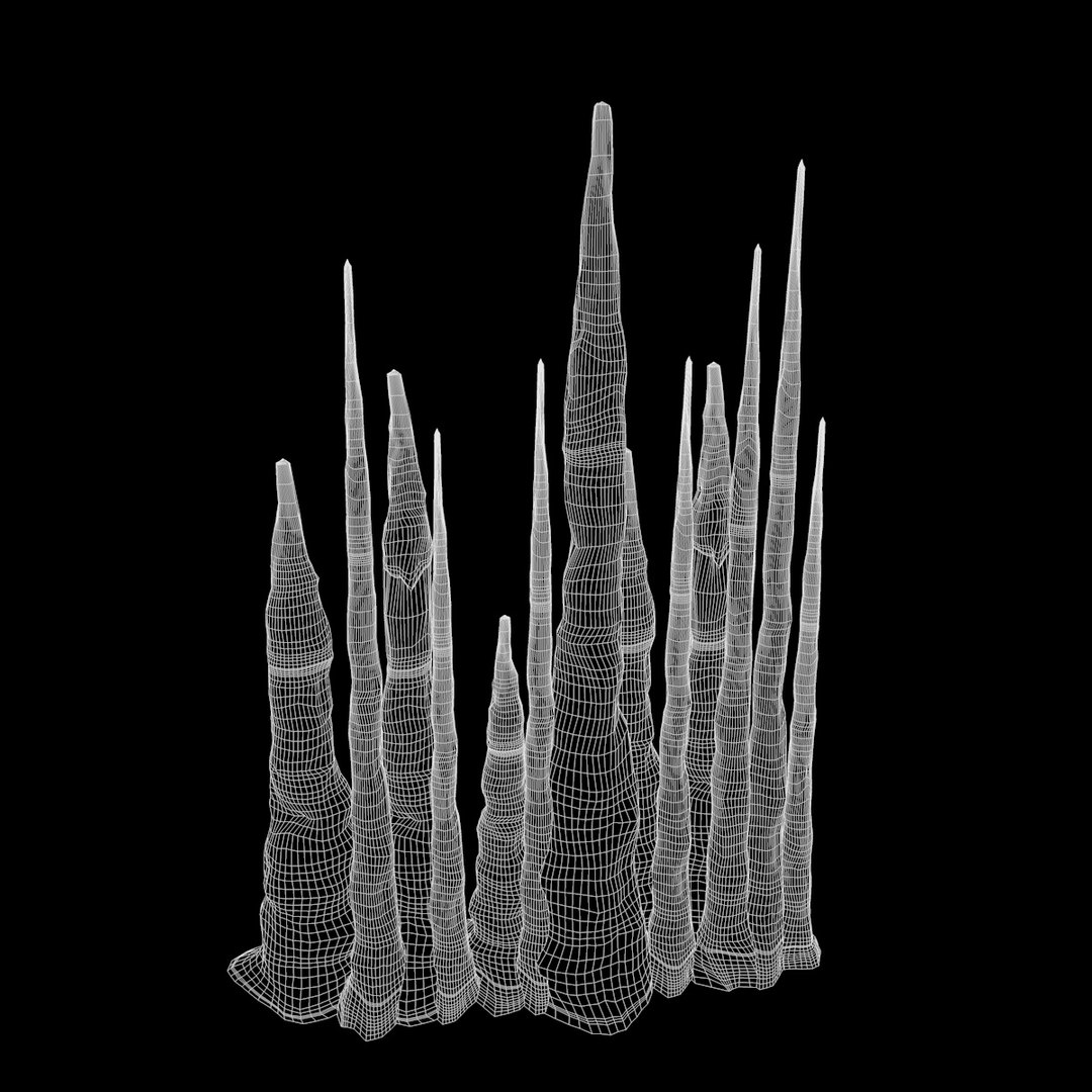 3d Model Icicles Stalactites