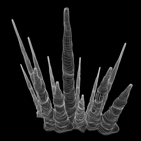 3d model icicles stalactites