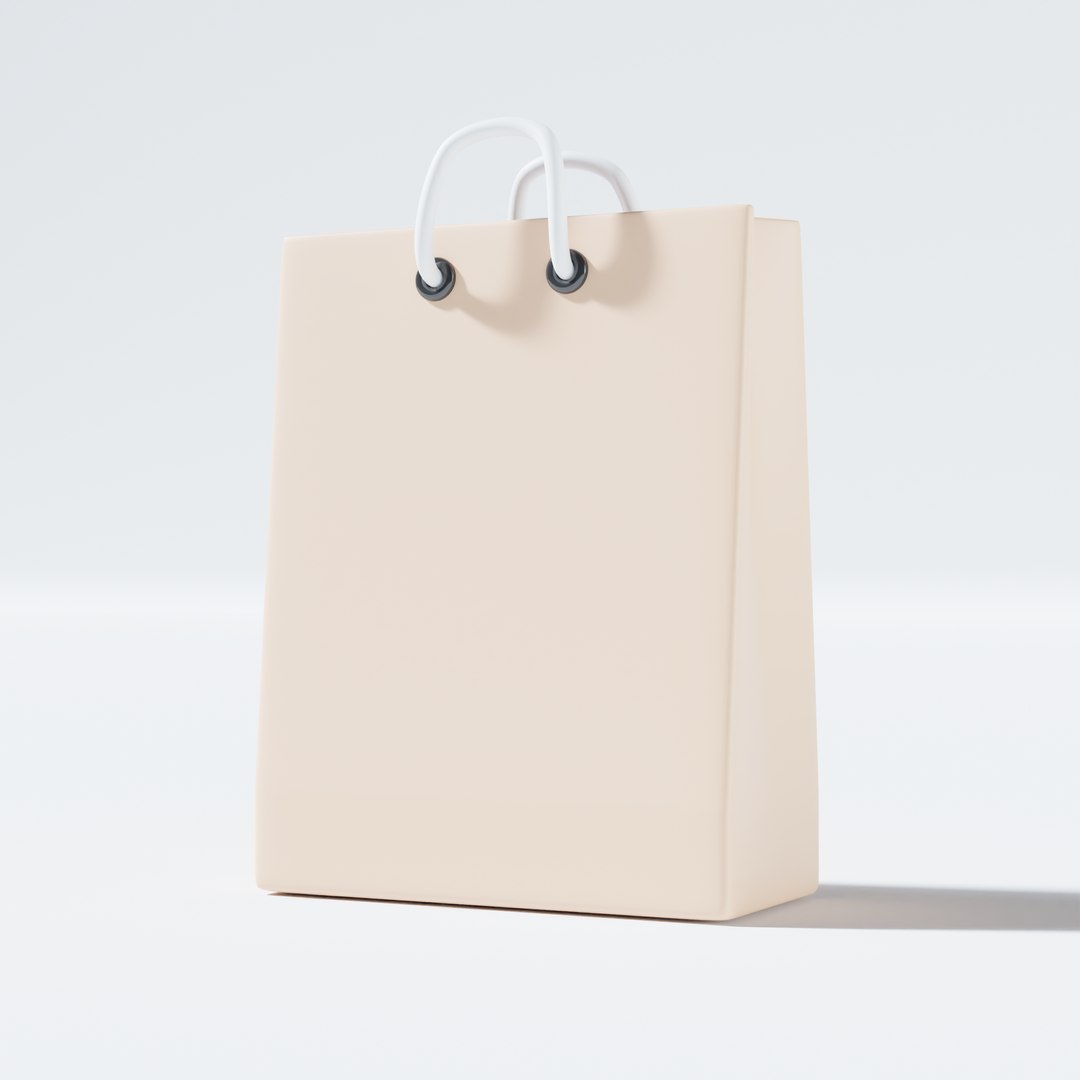 Paper Bag Model - TurboSquid 2330167