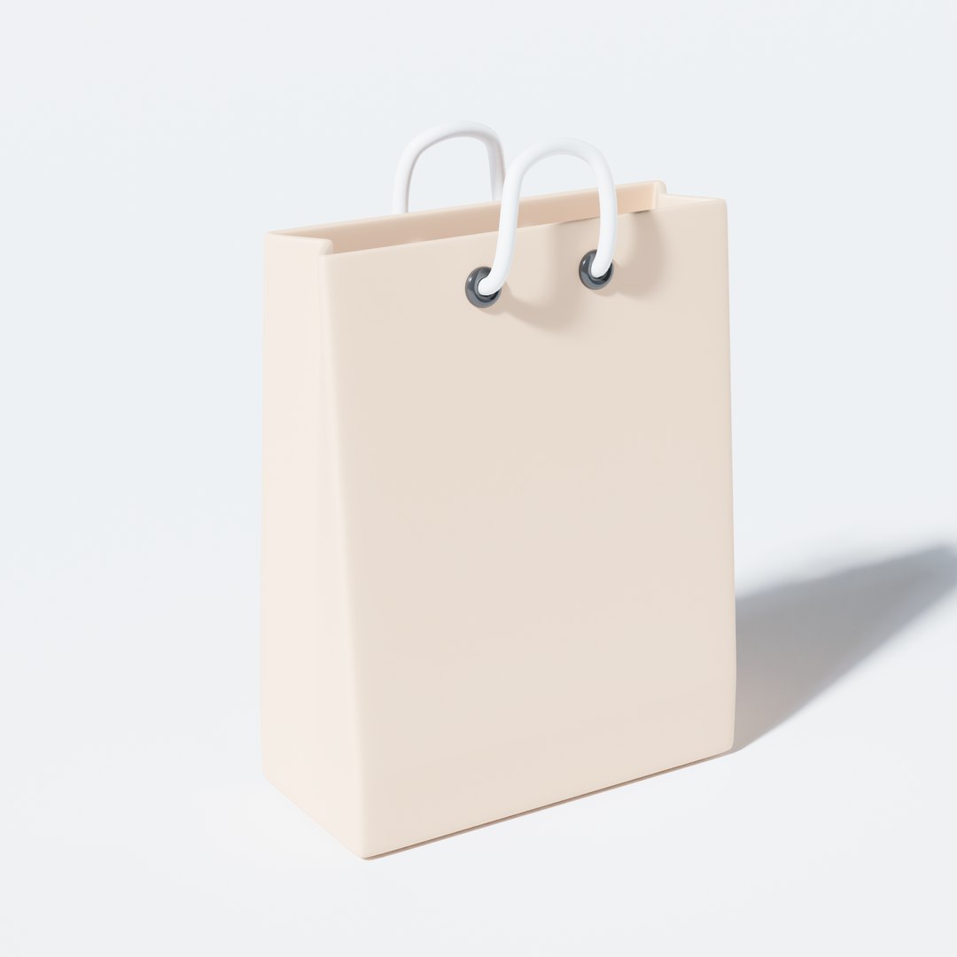 Paper Bag Model - TurboSquid 2330167