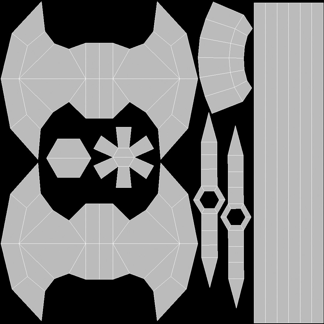 3d war warrior model