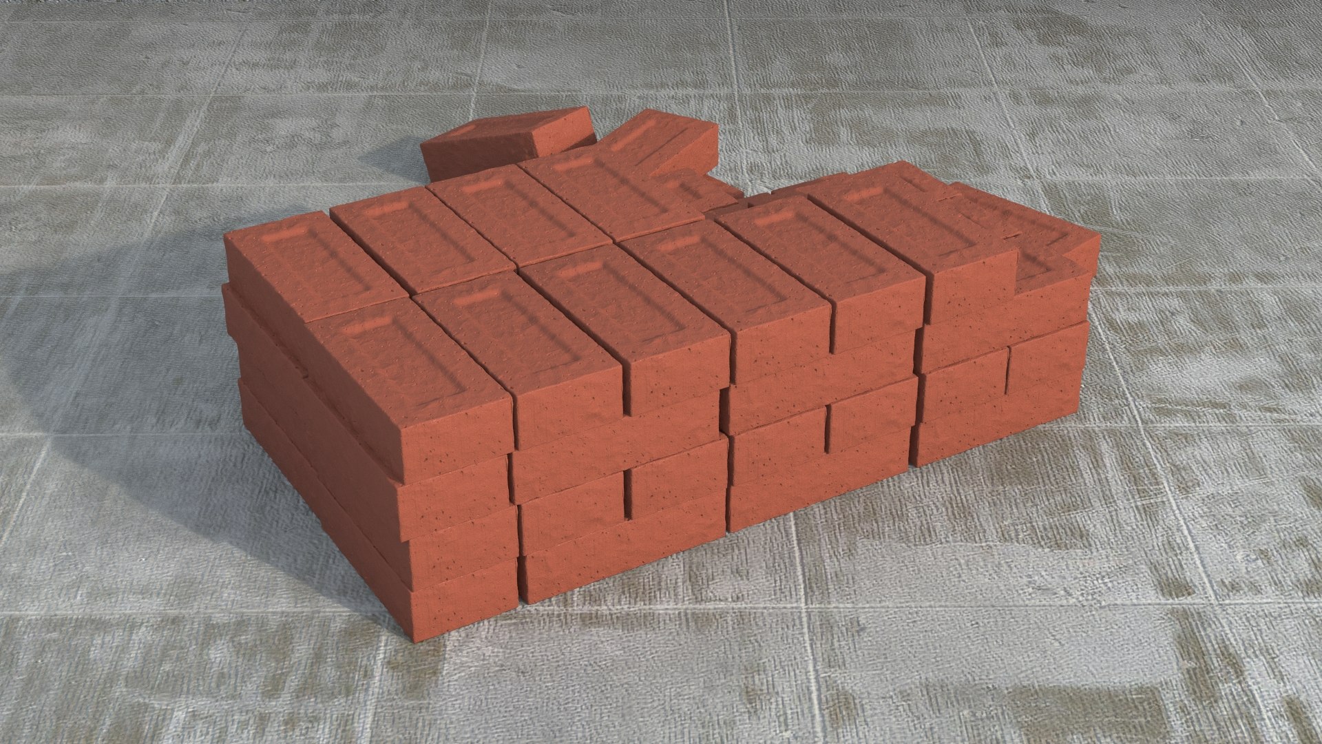 3D Model Bricks1 HD - TurboSquid 1811322