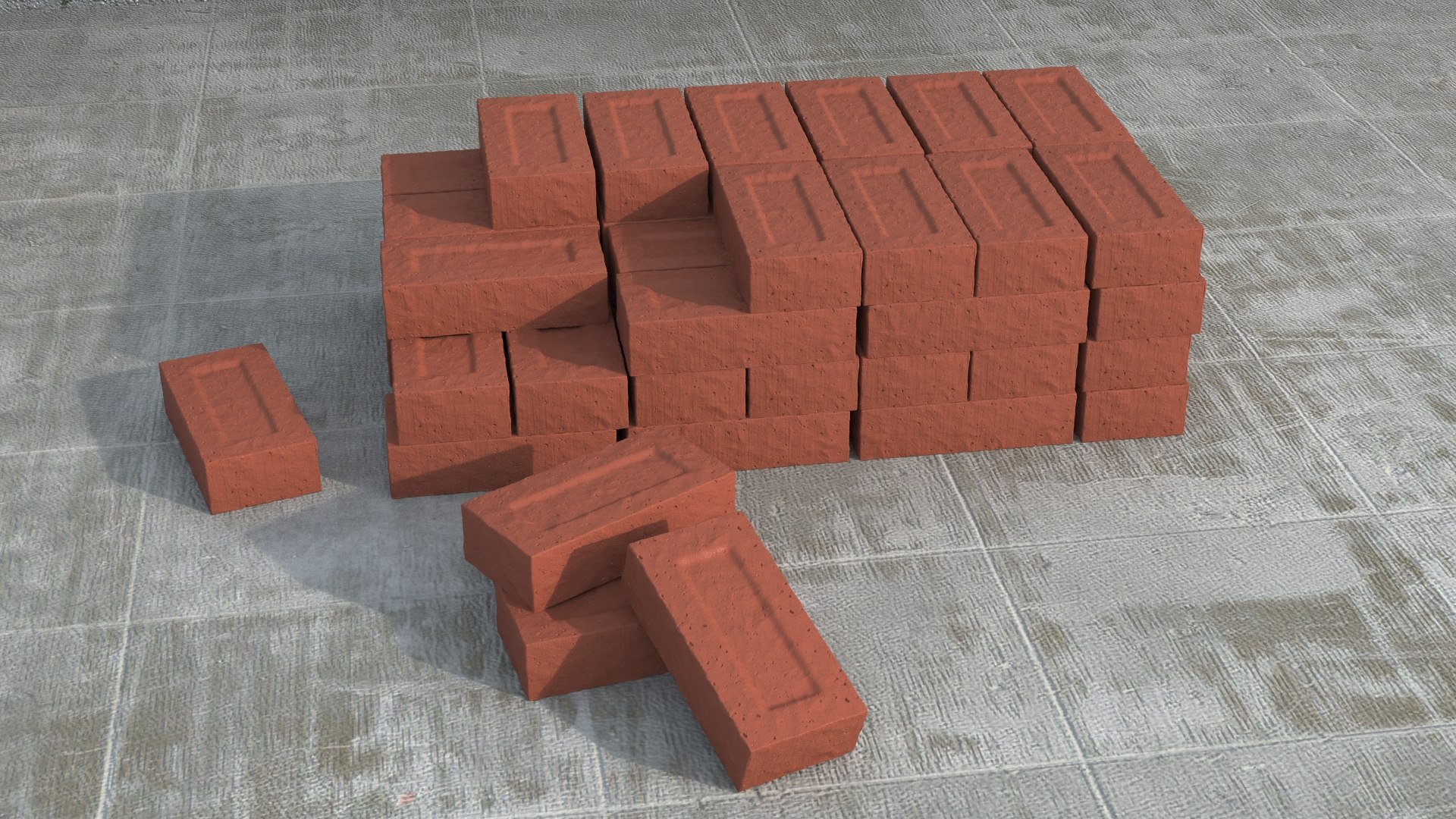 3D Model Bricks1 HD - TurboSquid 1811322