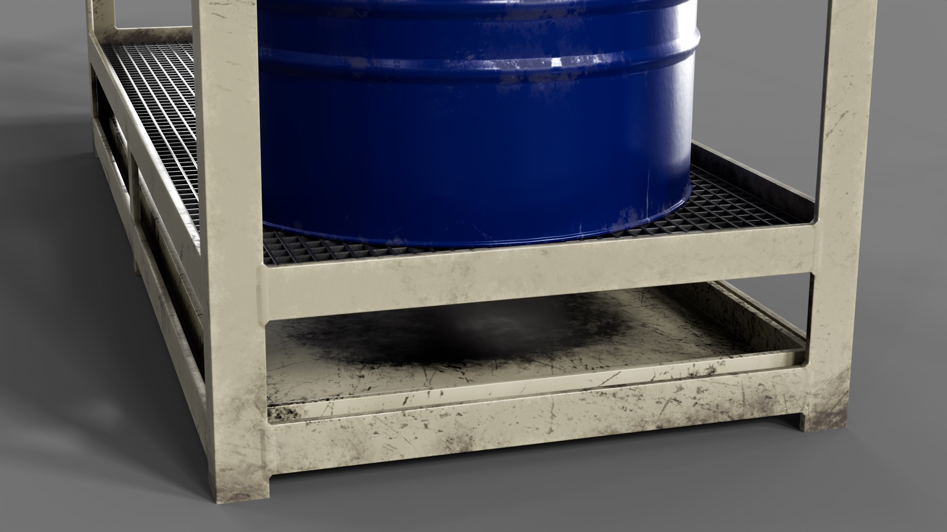 Barrel On Stand Model - TurboSquid 2335282