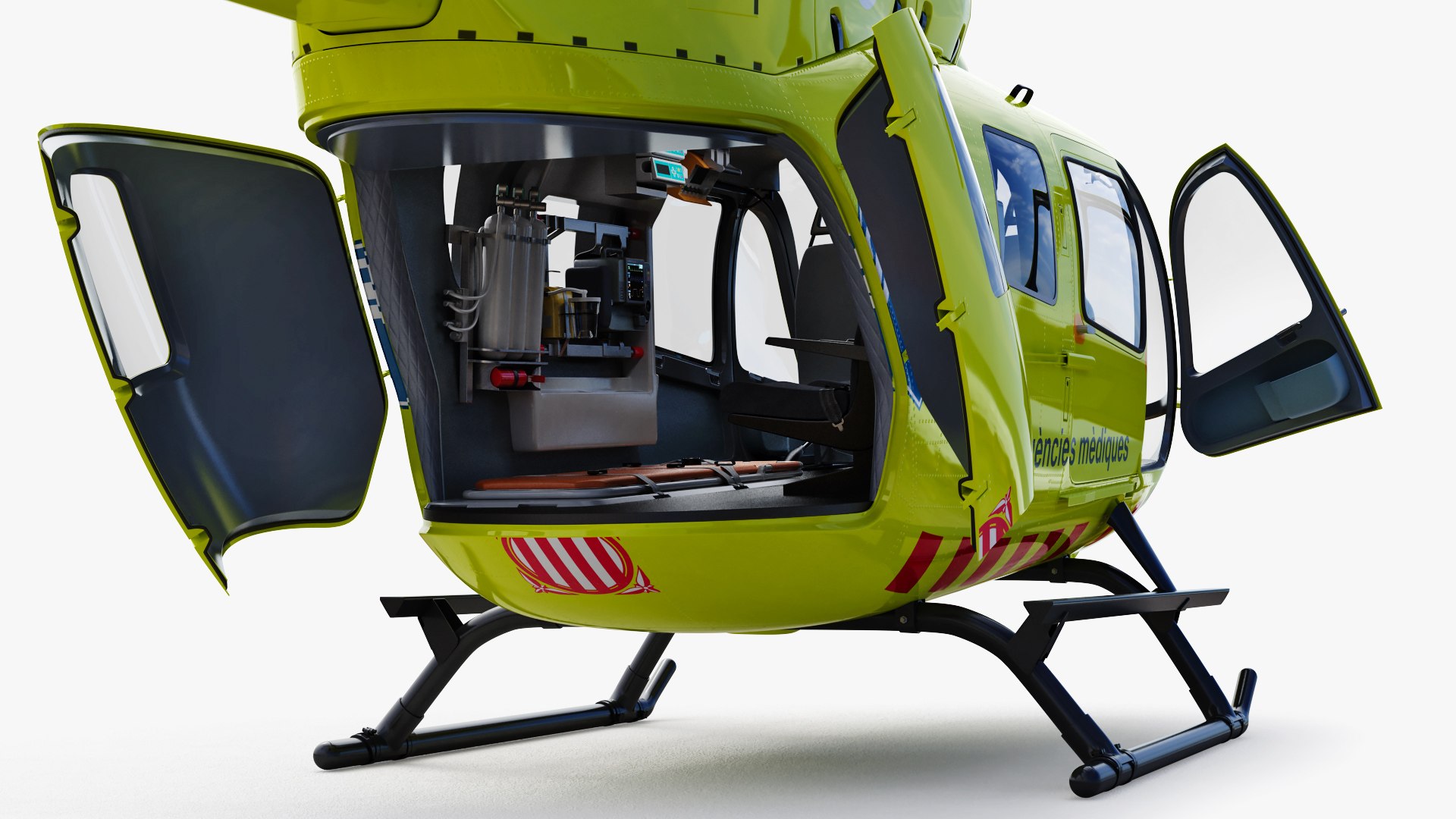 Airbus Helicopter H145 Emergency model - TurboSquid 1721799