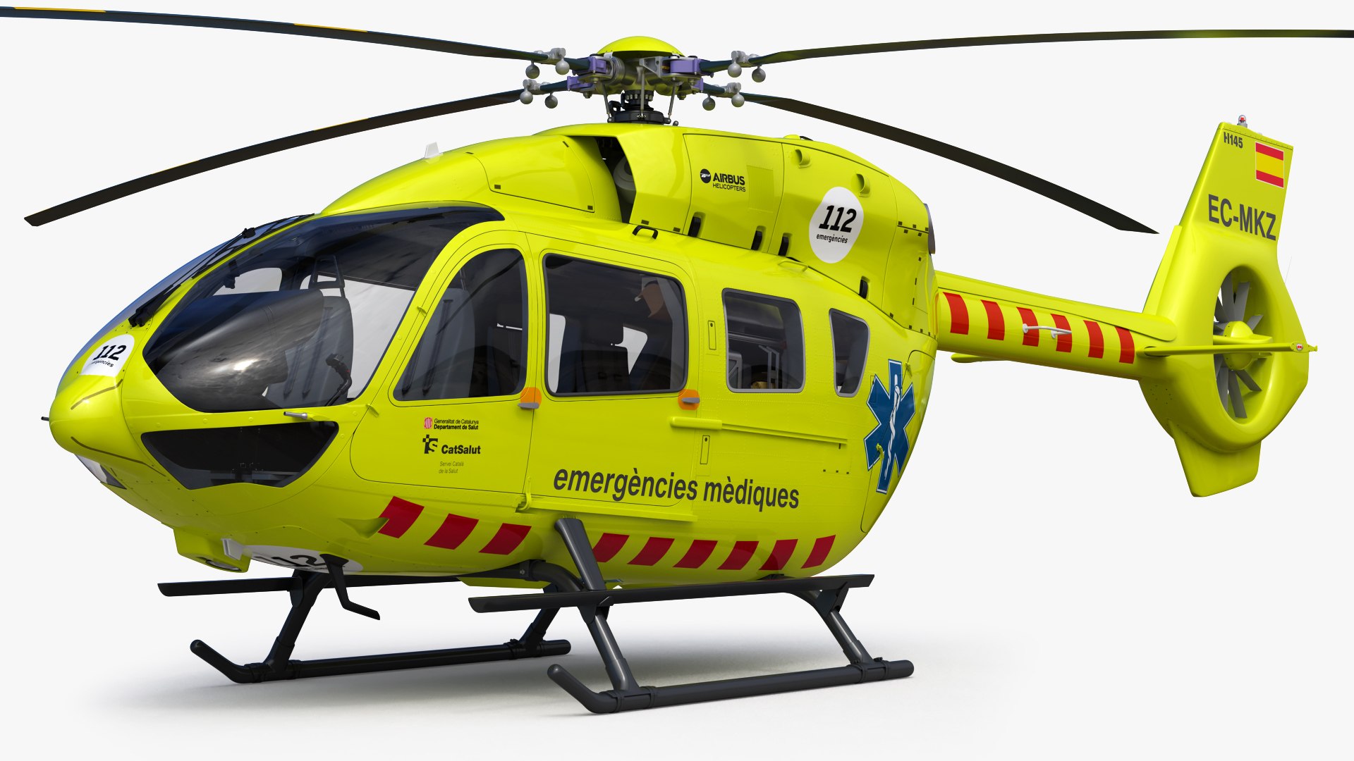 Airbus Helicopter H145 Emergency model - TurboSquid 1721799