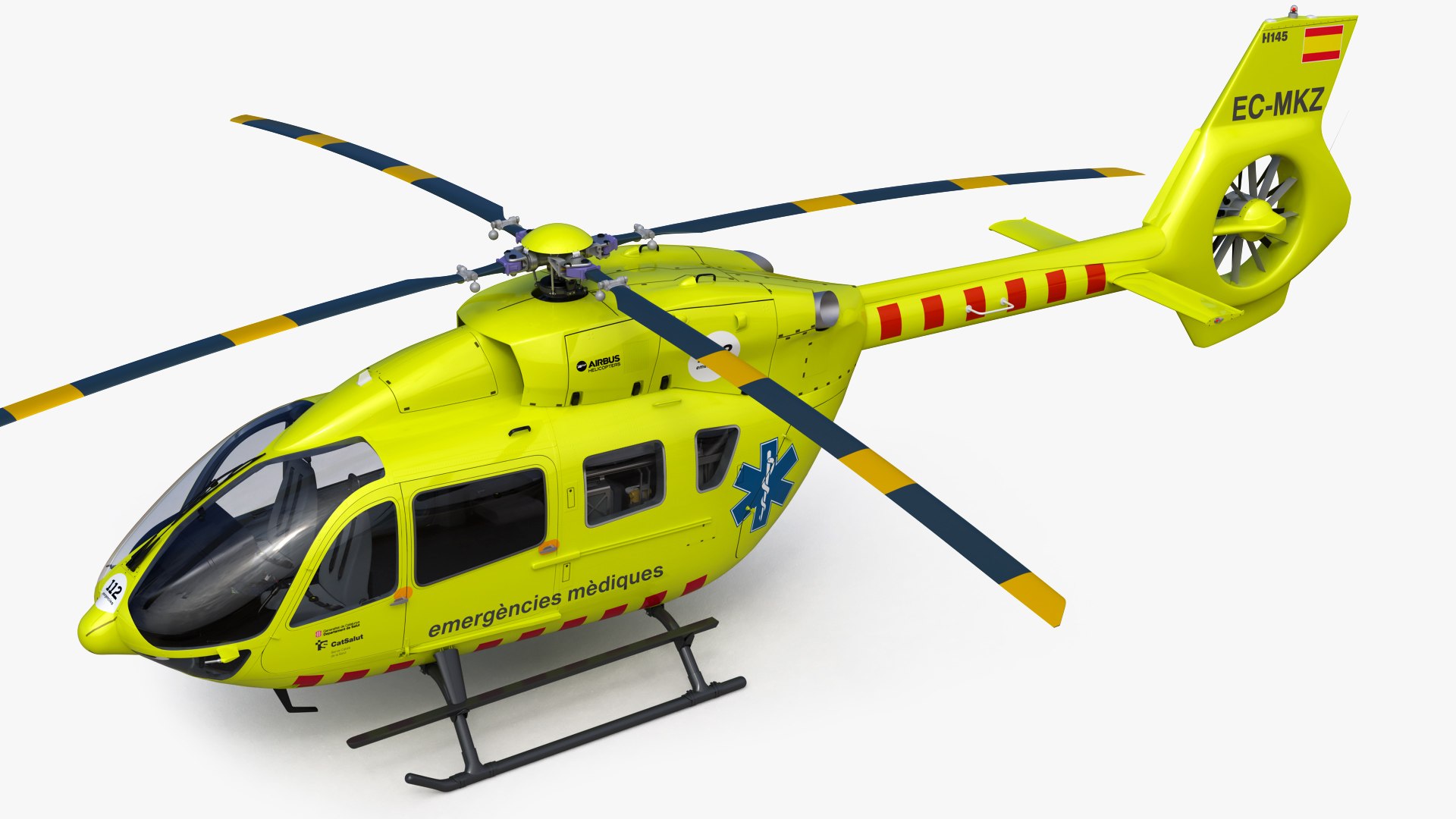 Airbus Helicopter H145 Emergency model - TurboSquid 1721799