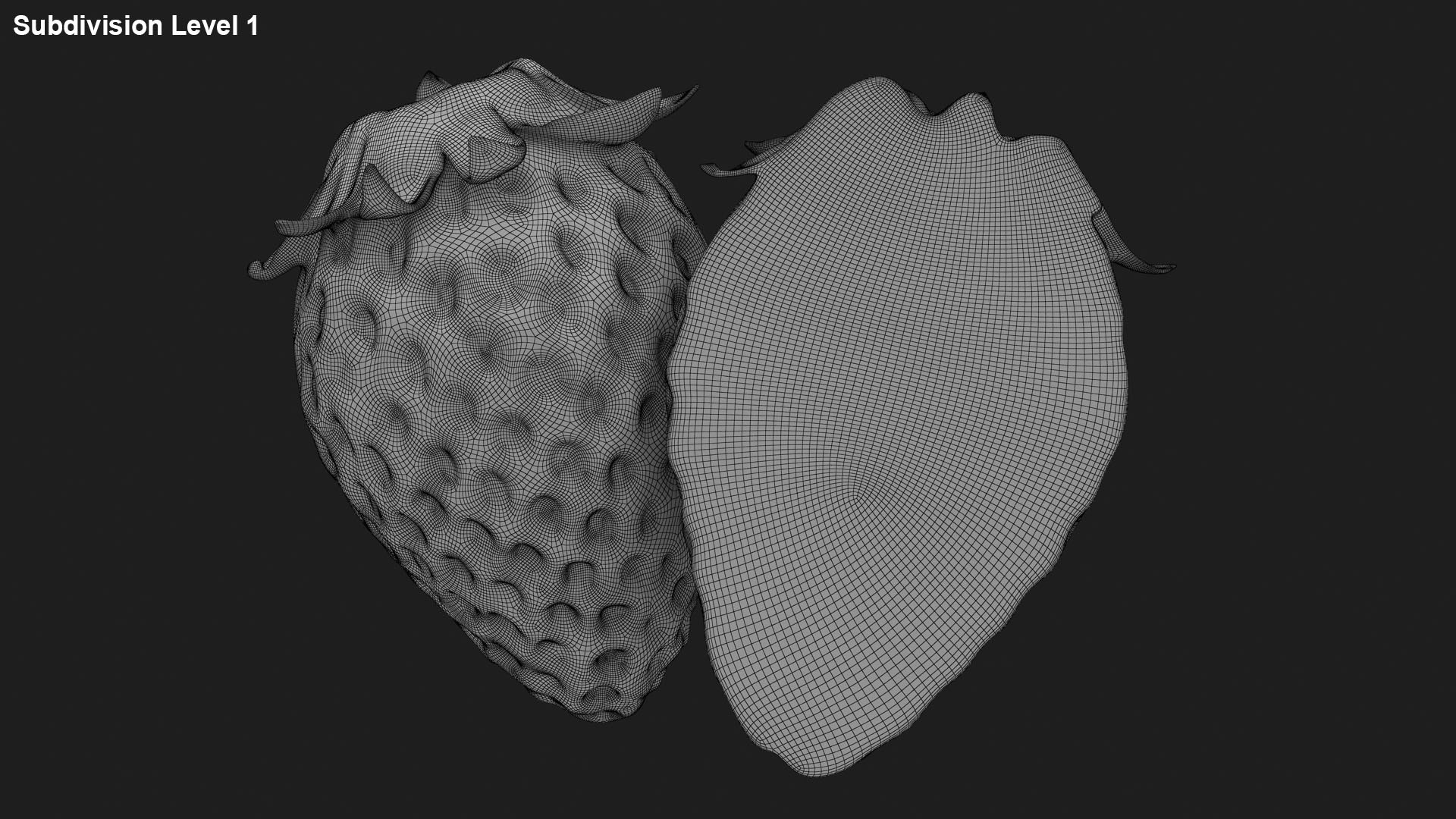 Strawberries 2 3D Model - TurboSquid 2218268