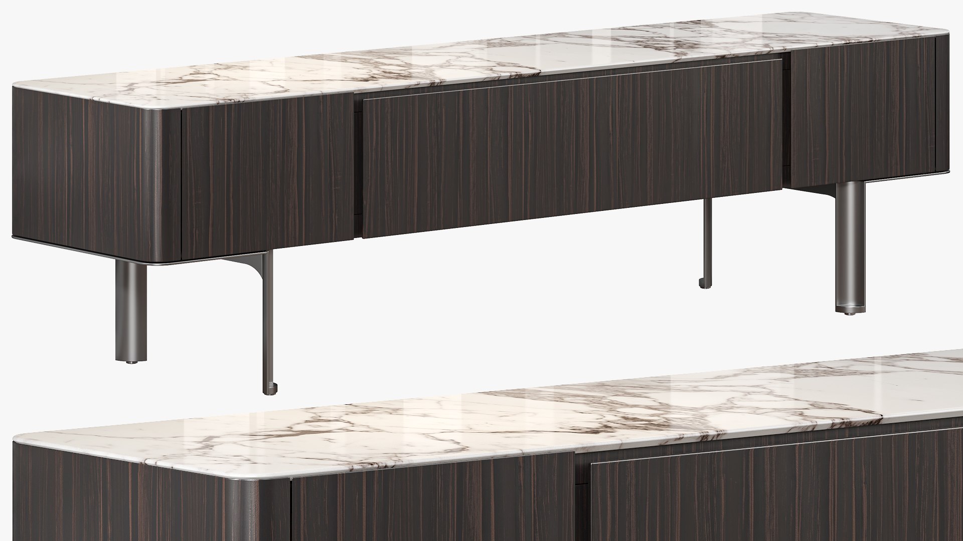 FURNITURE COLLECTION Lou Sideboard By MINOTTI 3D - TurboSquid 2008018