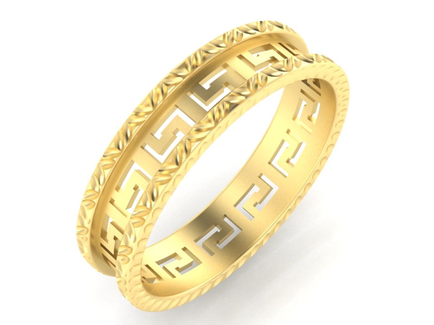 3D Greek Wedding Rings - TurboSquid 1699909