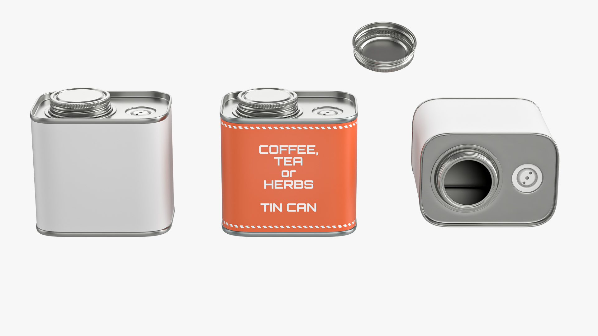 Coffee Tin Can Model - TurboSquid 2266680