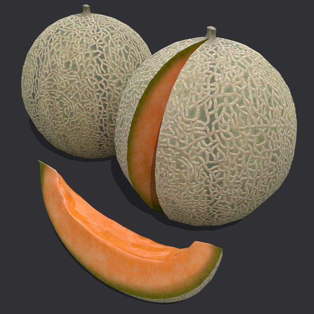 3D Delicious Melons Model - TurboSquid 1749732