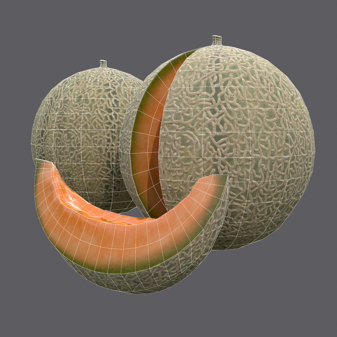 3D Delicious Melons model - TurboSquid 1749732