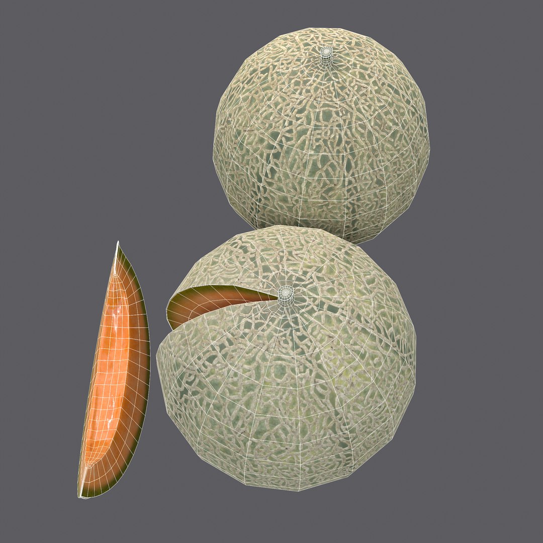 3D Delicious Melons model - TurboSquid 1749732