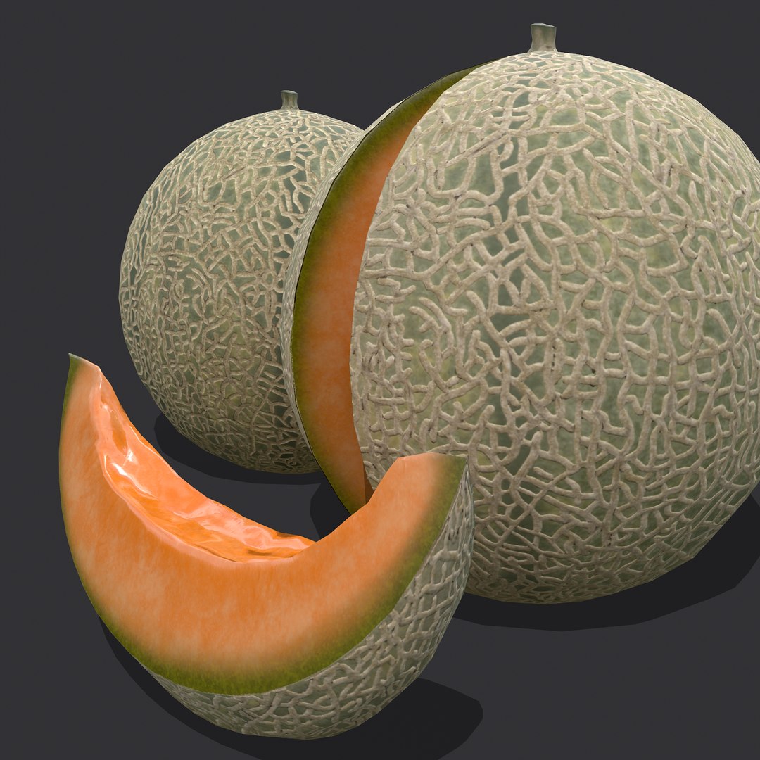 3D Delicious Melons model - TurboSquid 1749732