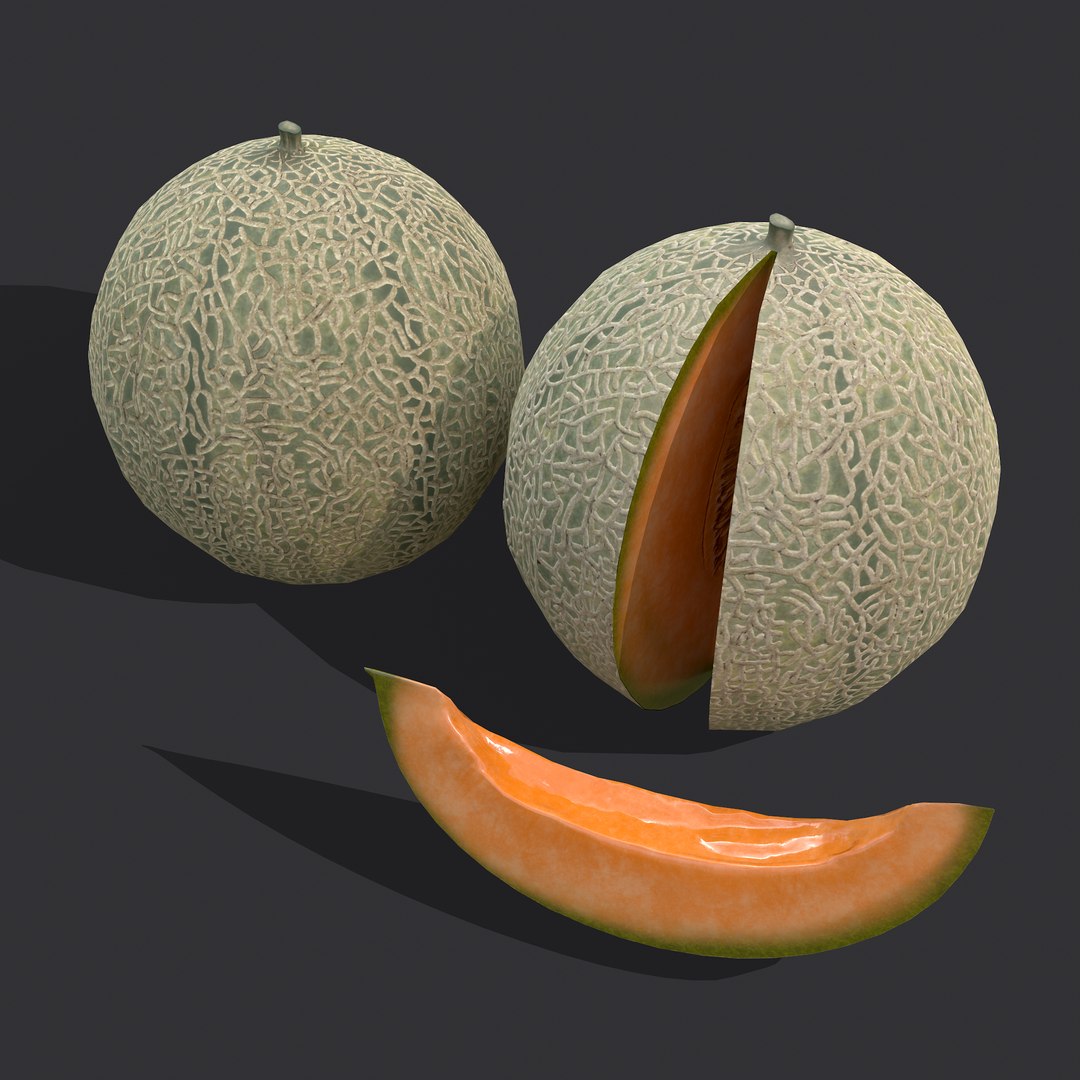 3D Delicious Melons Model - TurboSquid 1749732