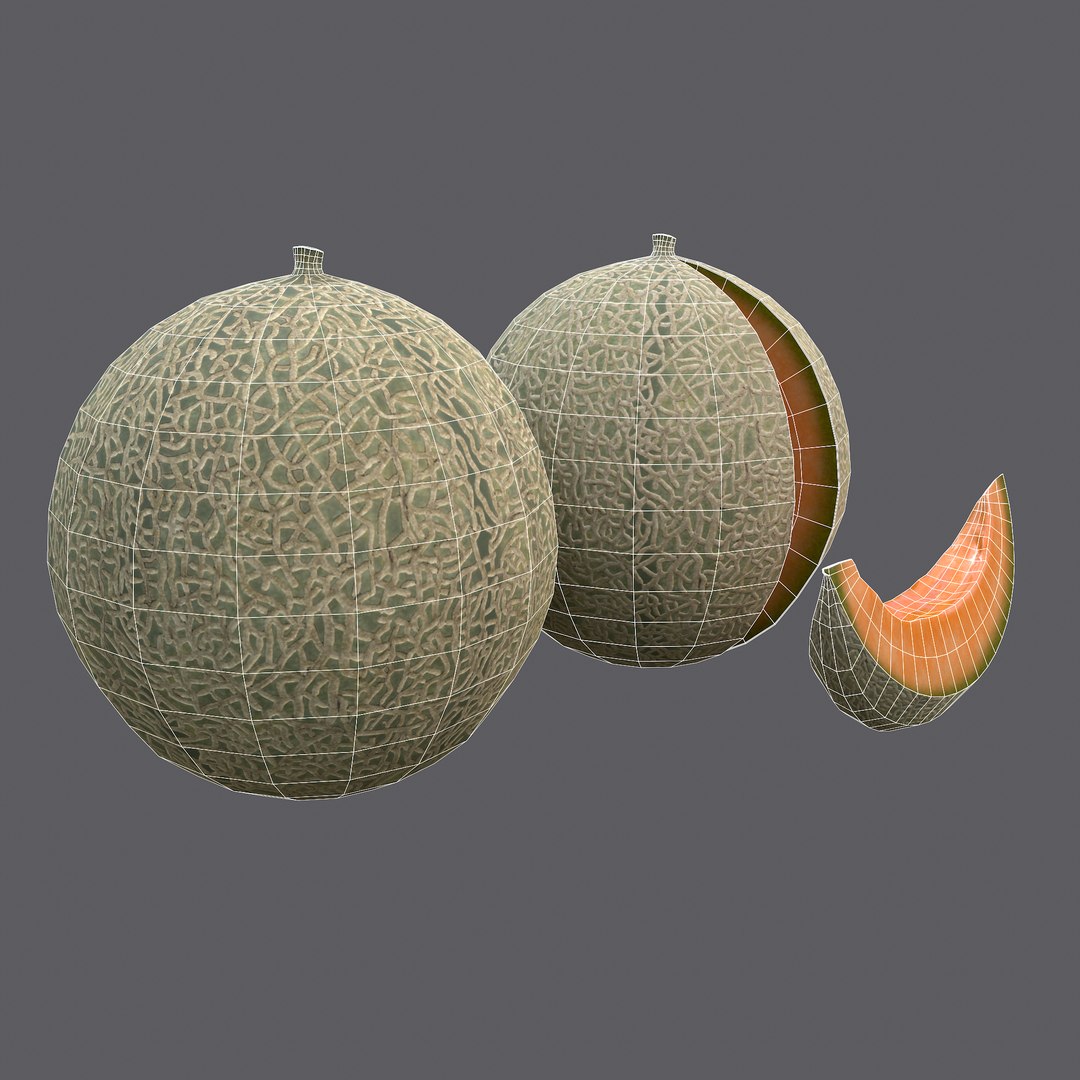 3D Delicious Melons model - TurboSquid 1749732