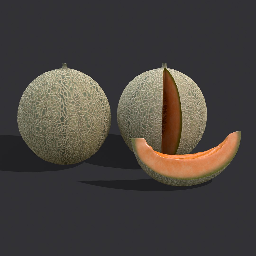 3D Delicious Melons Model - TurboSquid 1749732