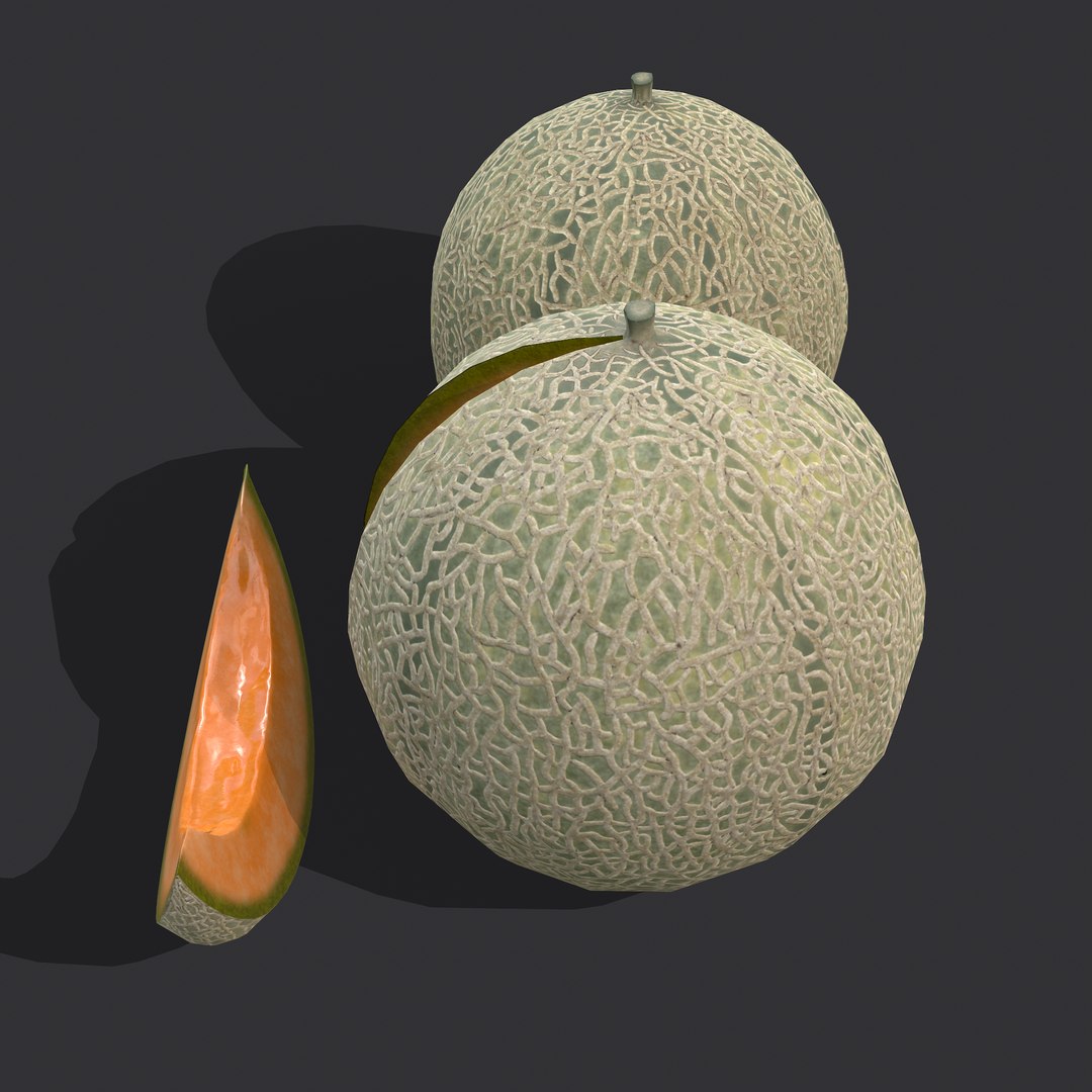 3D Delicious Melons Model - TurboSquid 1749732