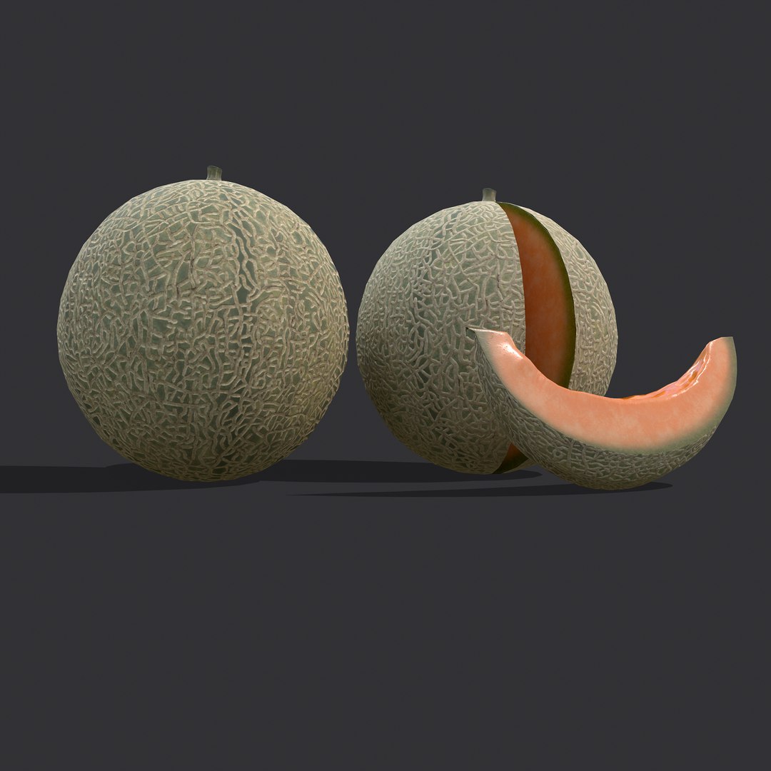 3D Delicious Melons Model - TurboSquid 1749732