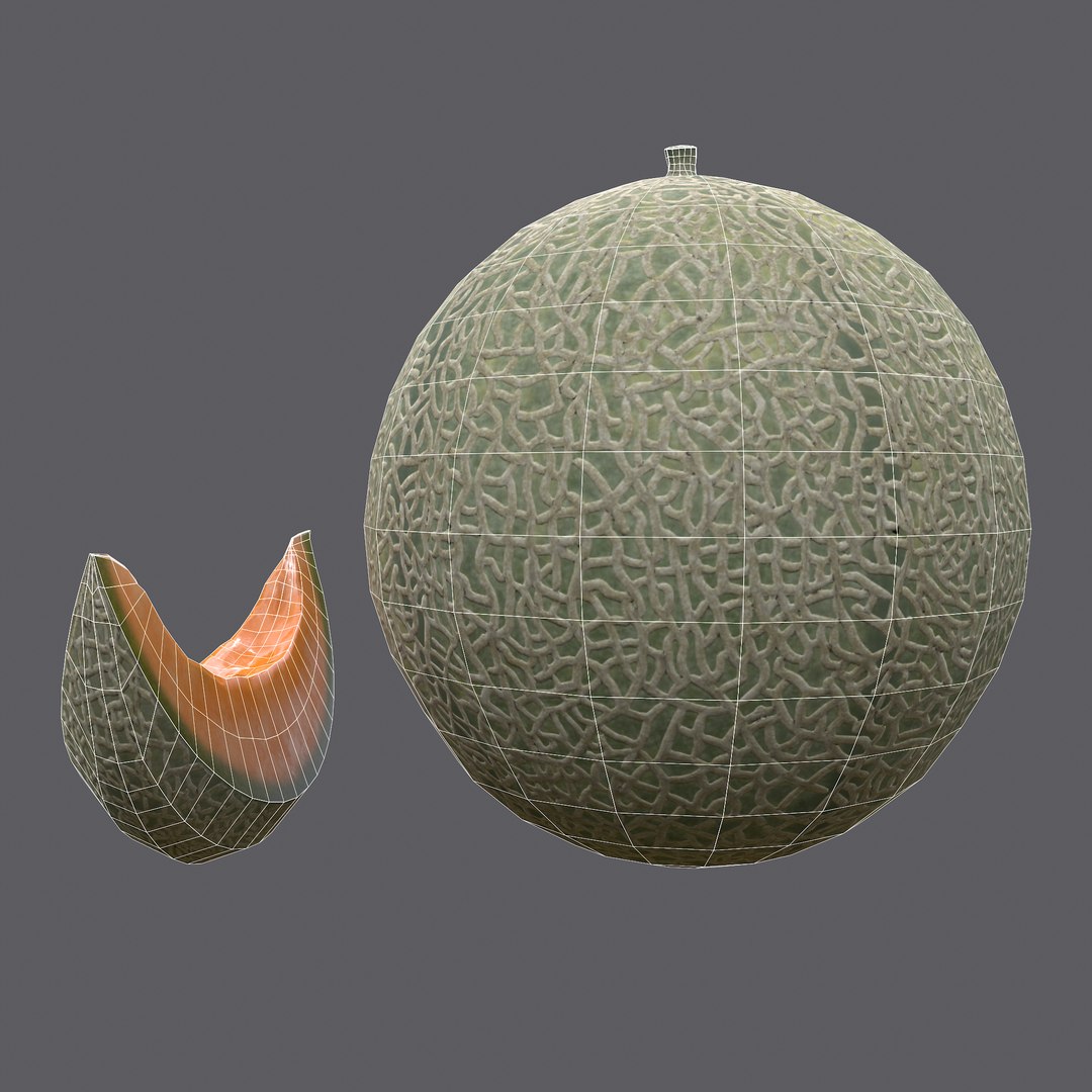 3D Delicious Melons model - TurboSquid 1749732