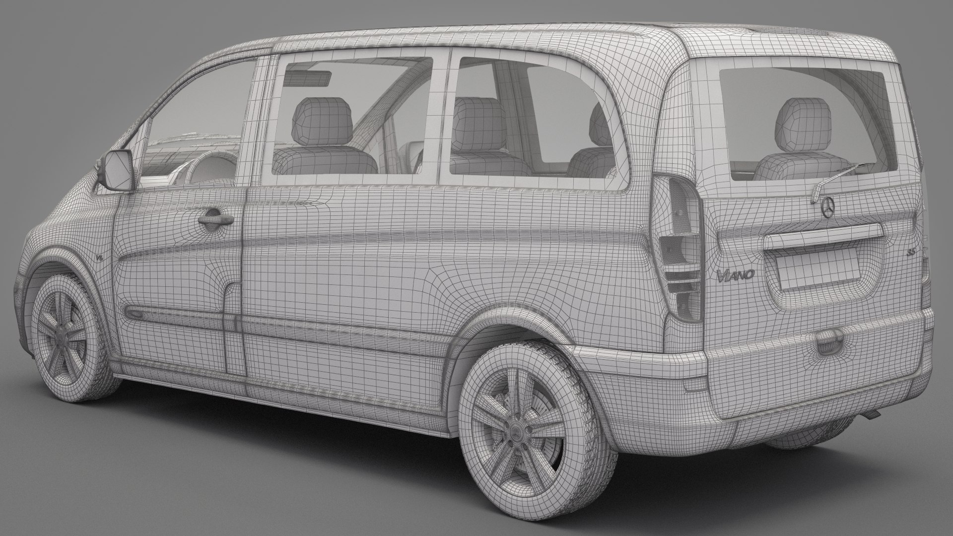 Mercedes-Benz Viano 3D Model - TurboSquid 2369050