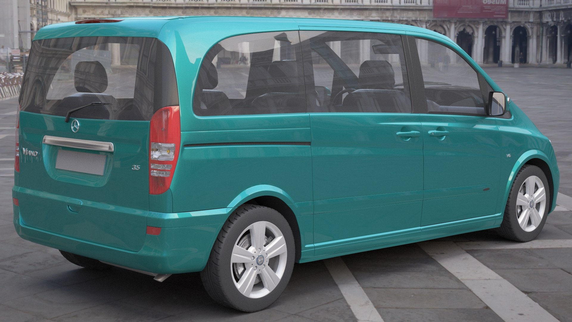 Mercedes-Benz Viano 3D Model - TurboSquid 2369050