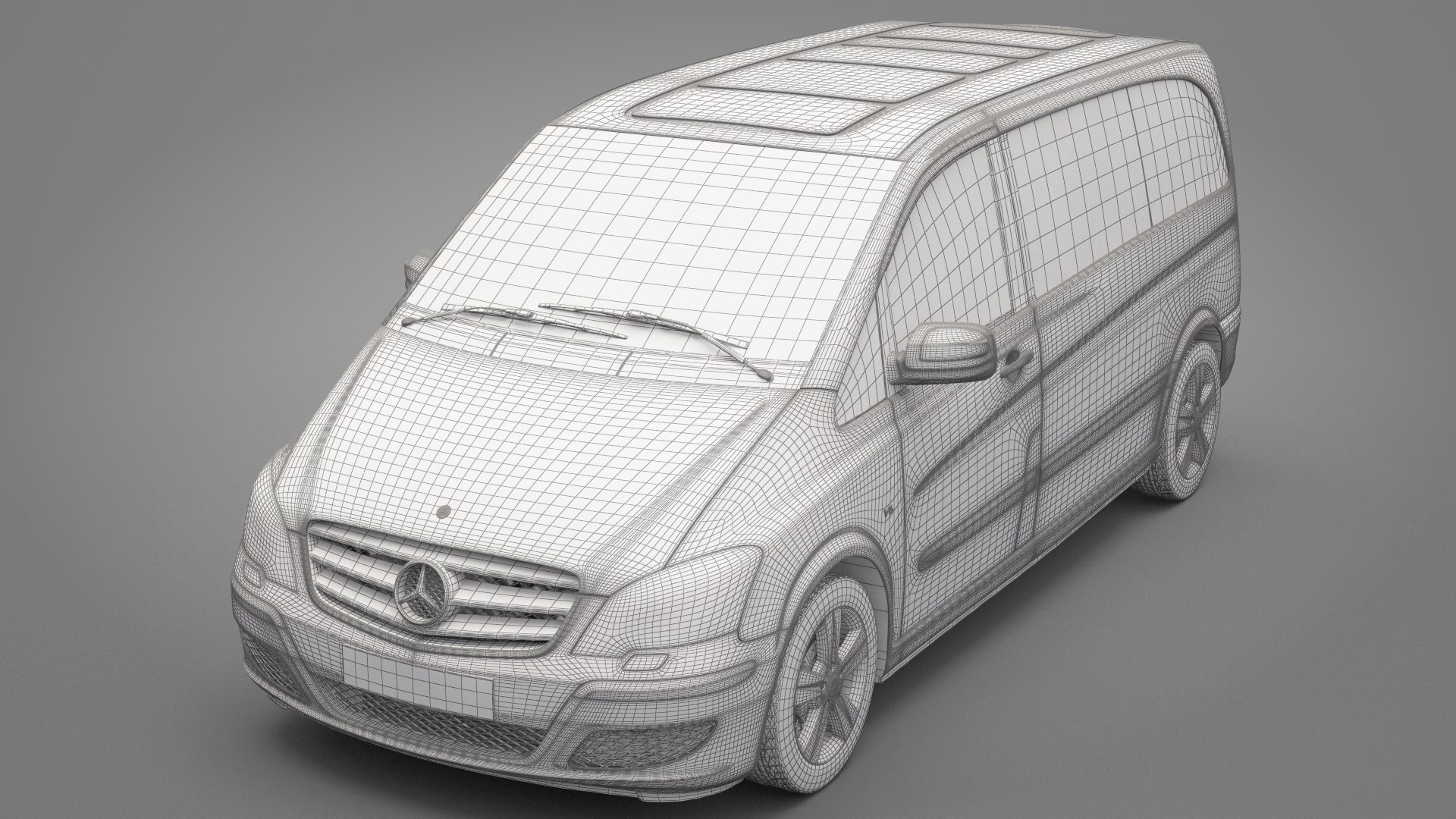 Mercedes-Benz Viano 3D Model - TurboSquid 2369050