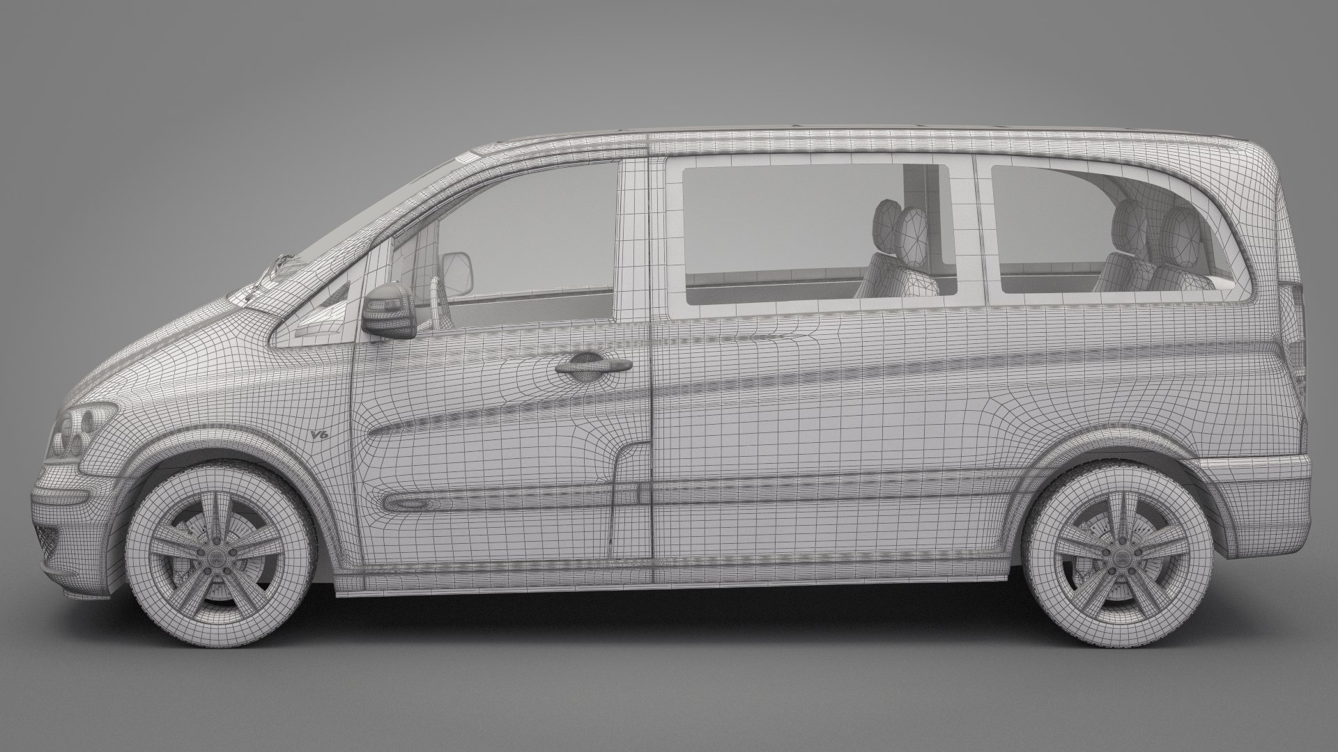 Mercedes-Benz Viano 3D Model - TurboSquid 2369050