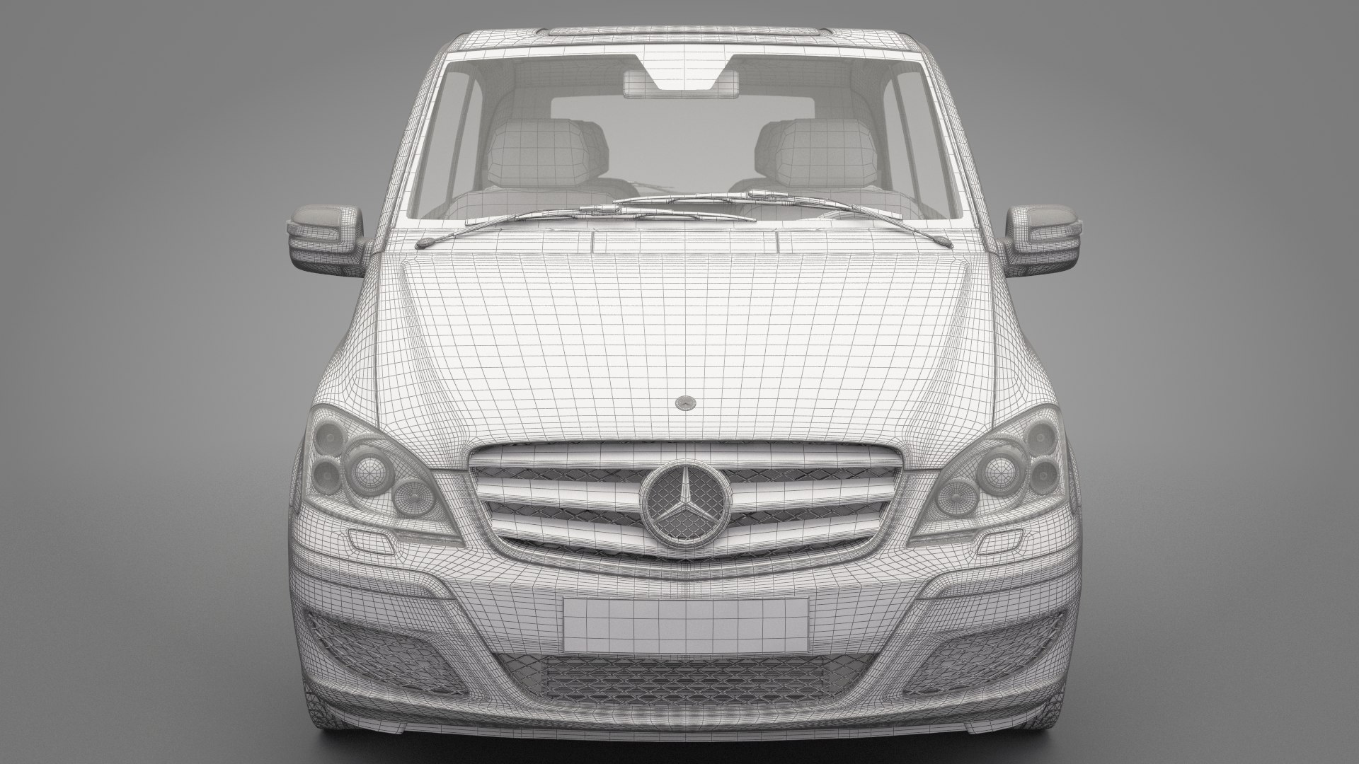 Mercedes-Benz Viano 3D Model - TurboSquid 2369050