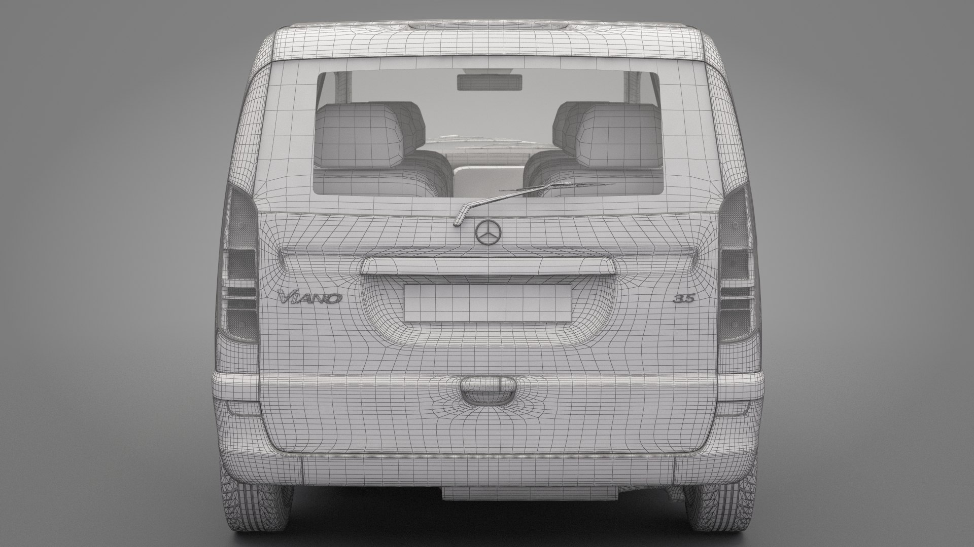 Mercedes-Benz Viano 3D Model - TurboSquid 2369050