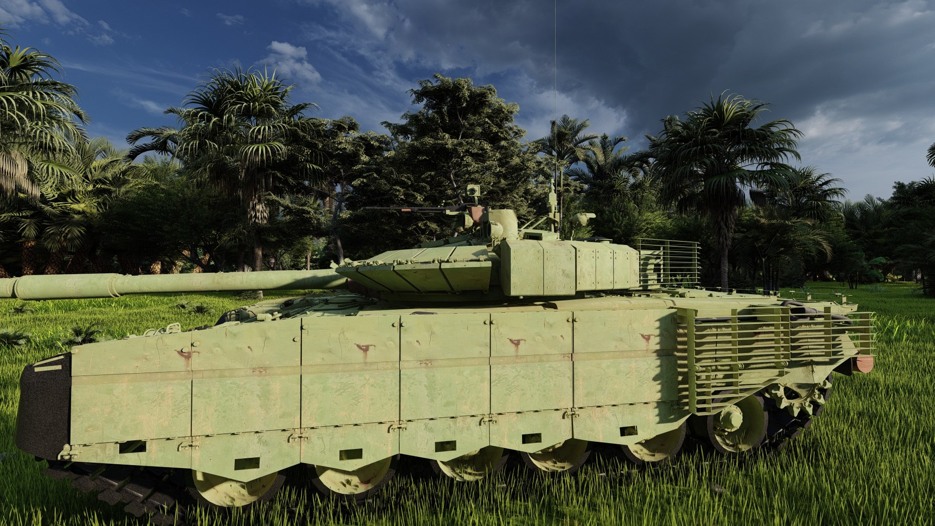 TANK T-80 BVM Model - TurboSquid 2290504