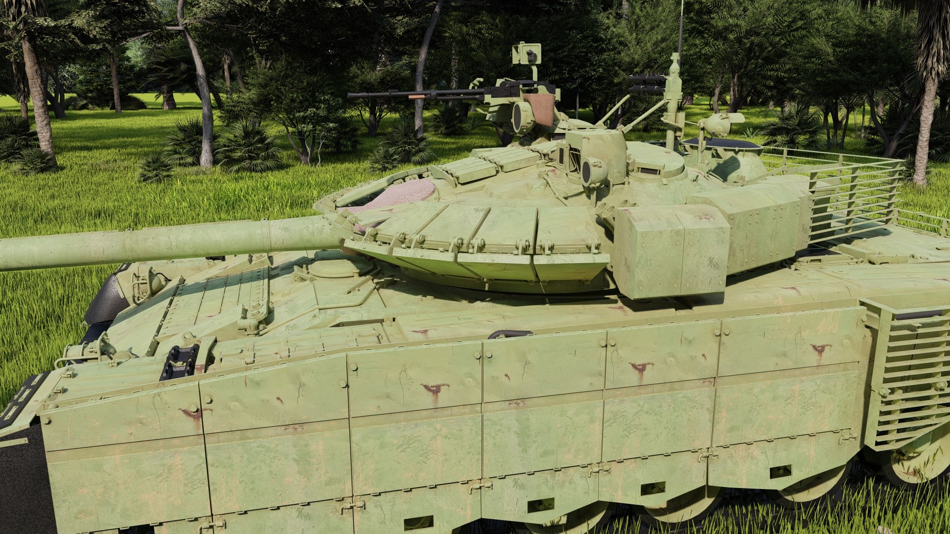TANK T-80 BVM Model - TurboSquid 2290504