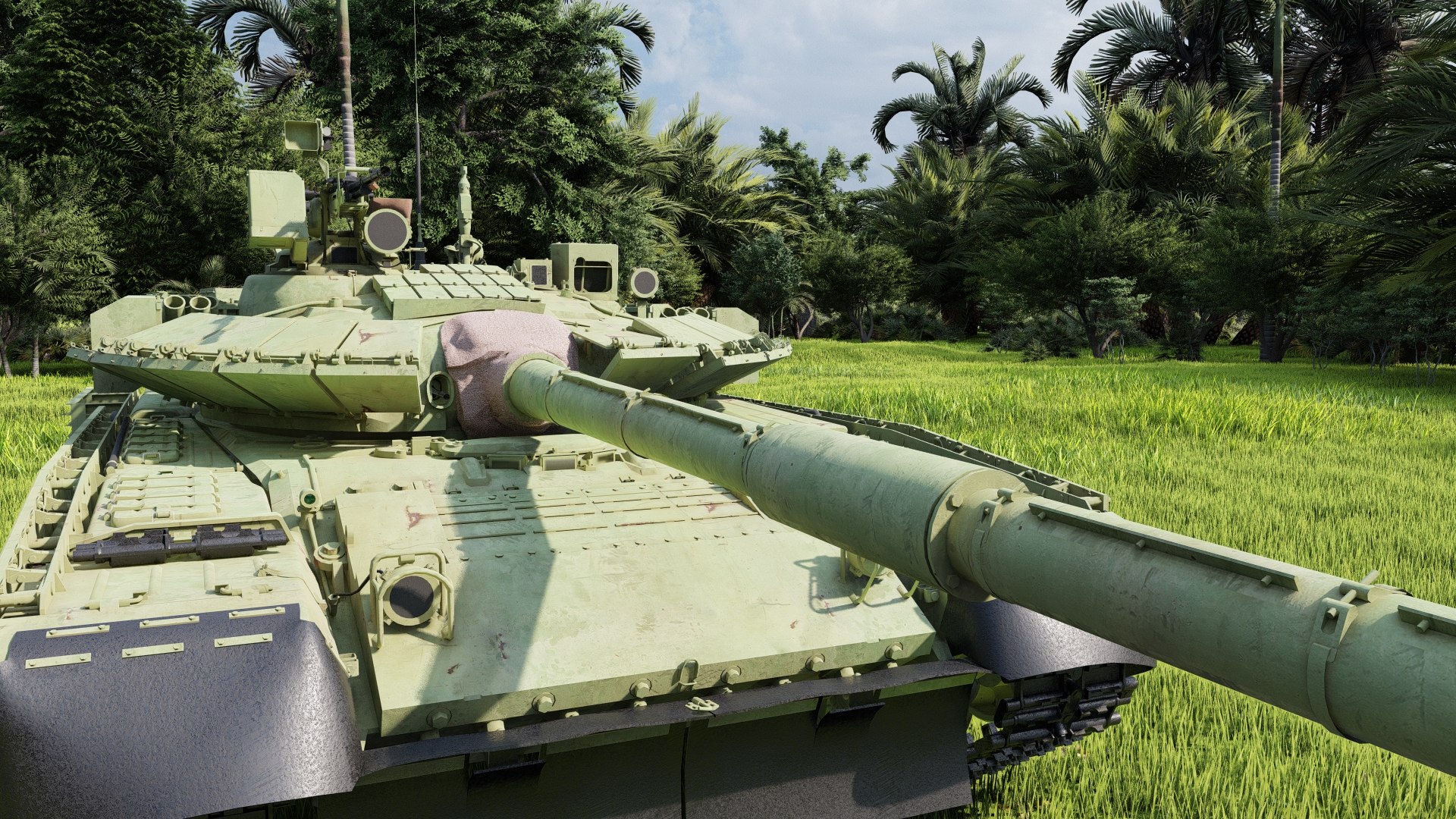 TANK T-80 BVM Model - TurboSquid 2290504