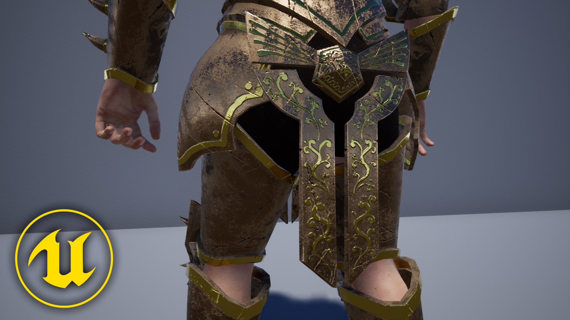 Knight Warrior Character With Modular Armor Parts Unreal Engine Low ...